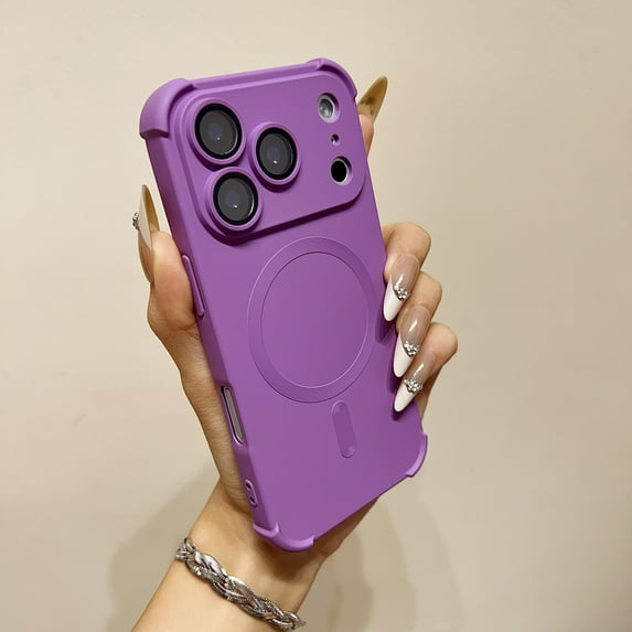 Mantto for iPhone Air, Liquid Silicone Rubber Solid Color Shockproof ...