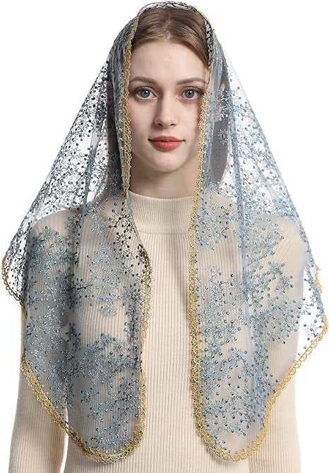 Mantveil Church Mantilla Catholic Veil: Velos para ir a la iglesia ...