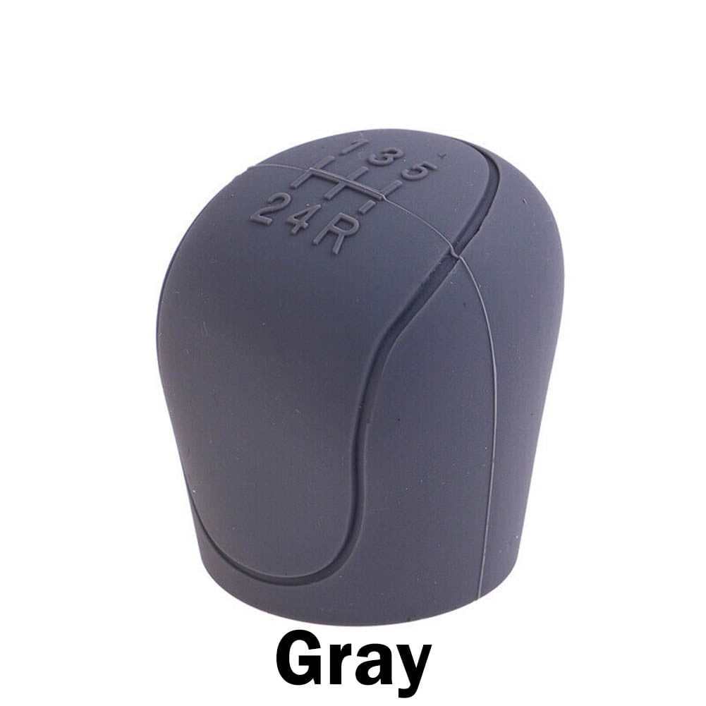 Manual 5-Speed Car Silicone Gear Shift Knob Cover Gear Cover Protector ...