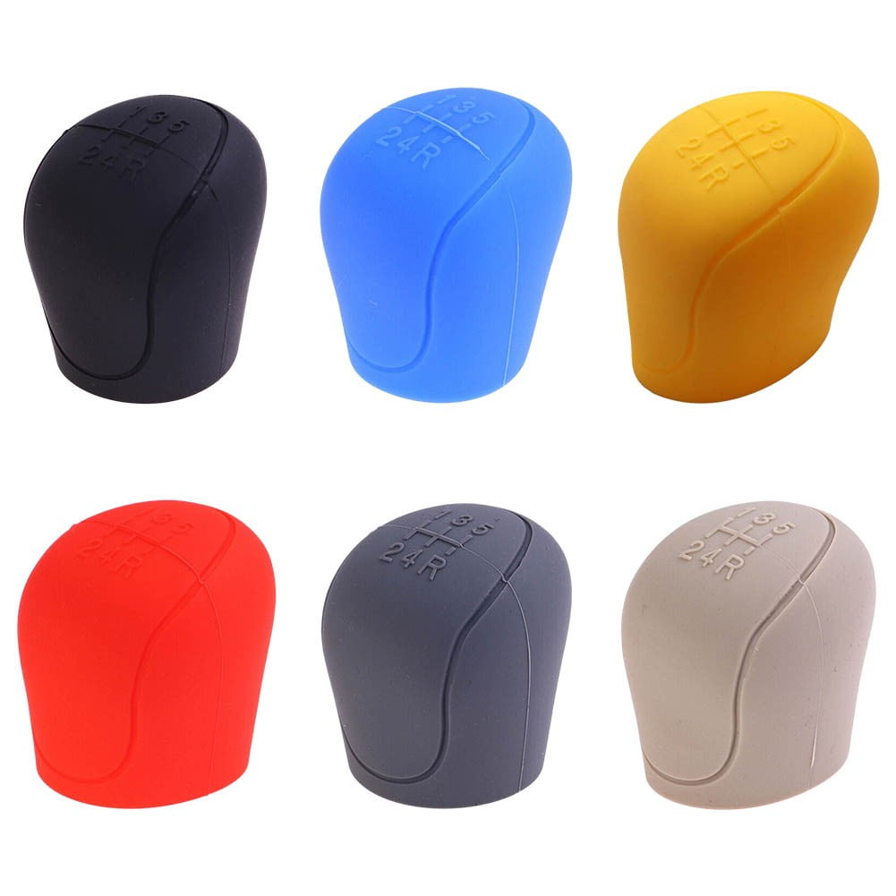 Manual 5-speed Car Silicone Gear Shift Knob Cover Gear Cover Protector ...