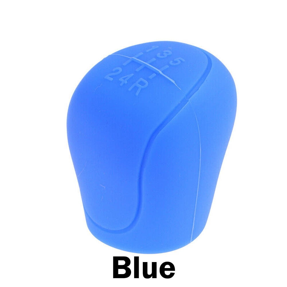 Manual 6-Speed Car Silicone Gear Shift Knob Cover Gear Stick Cover ...