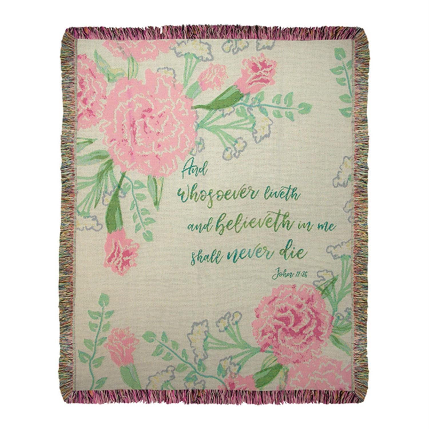 Manual ATWBIM and Whosoever Believeth in Me Tapestry Throw Blanket, 50 ...