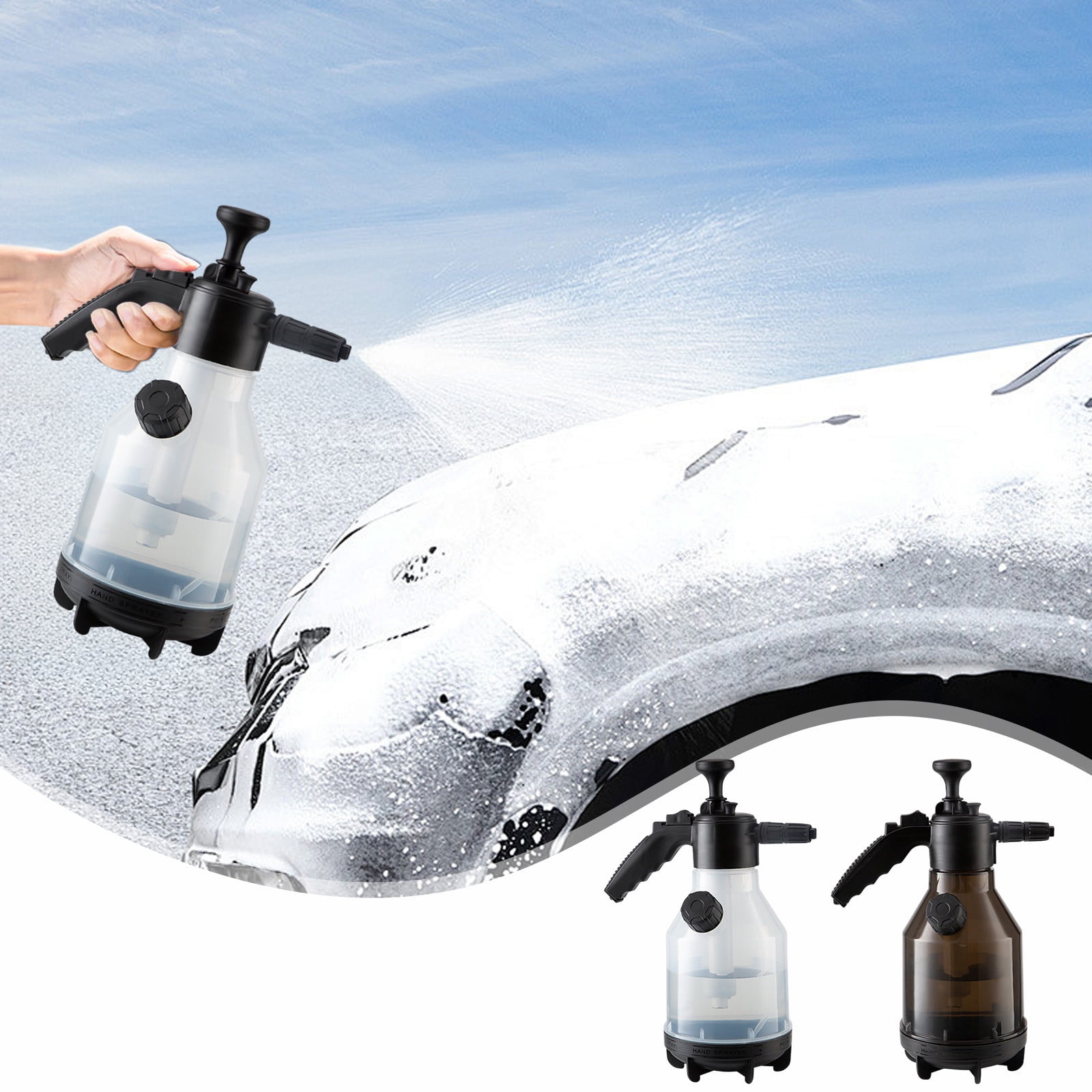 Manual Air Pressure Foam Sprayer for Car Wash - 35x14x14cm High ...