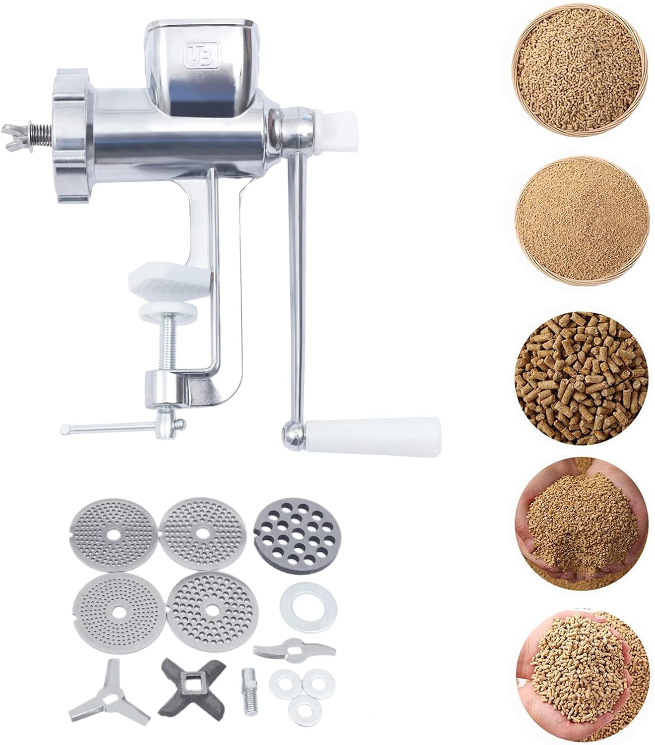 Manual Animal Feed Food Pellet Maker Birds Fishing Bait Granulator ...