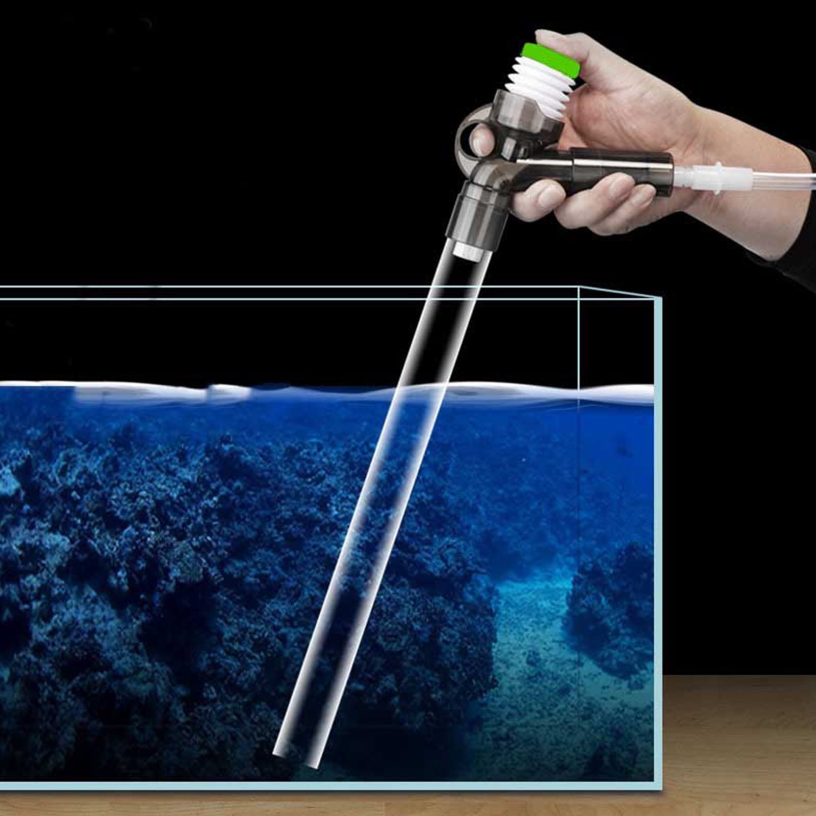 Manual Aquarium Gravel Vacuum Cleaner 37" Fish Tank Water Changer with ...