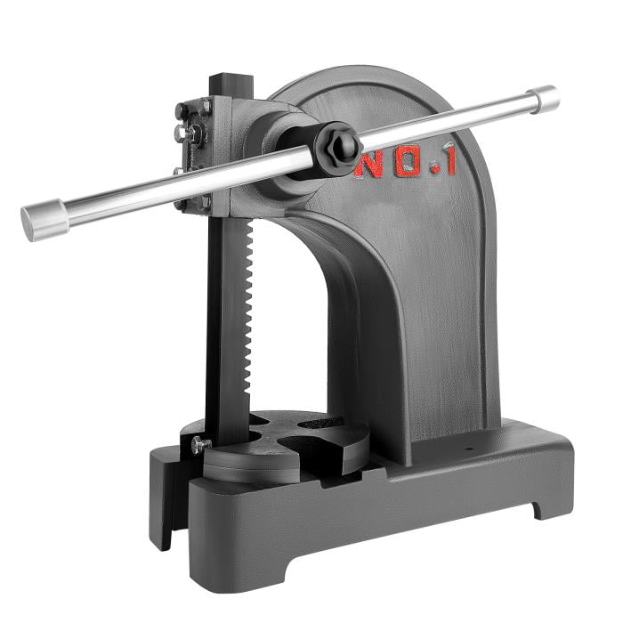 Manual Arbor Press, Sturdy Cast Iron Base, Removable Anvil, Compact ...