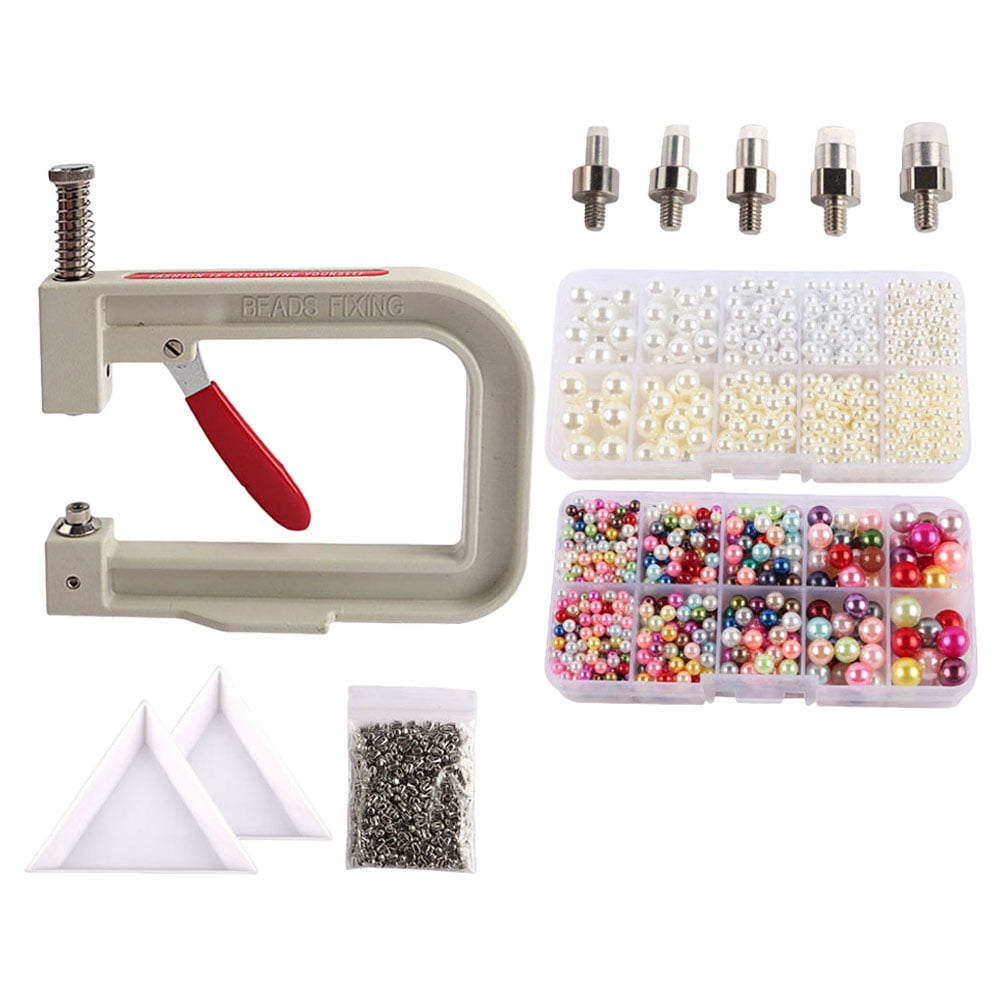 Manual Bead Nailing Machine Hand-operated DIY Pearl Beading Beads ...
