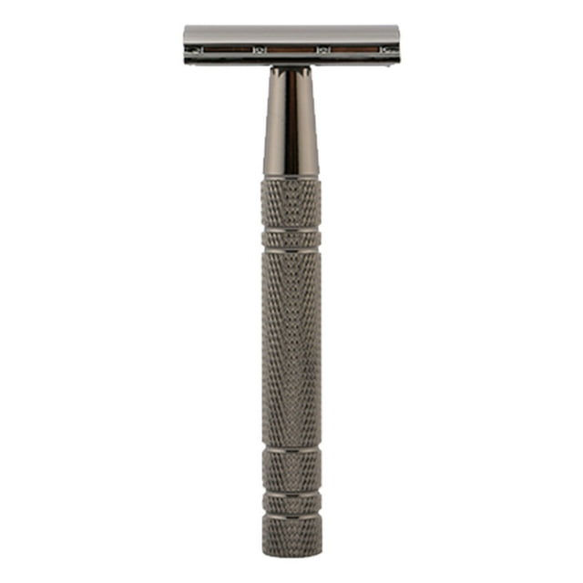Manual Beard Trimmer 5 Blades Professional Metal Safe Portable Double