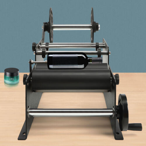 Manual Bottle Label Applicator Labeling Machine 10-300mm for Round ...