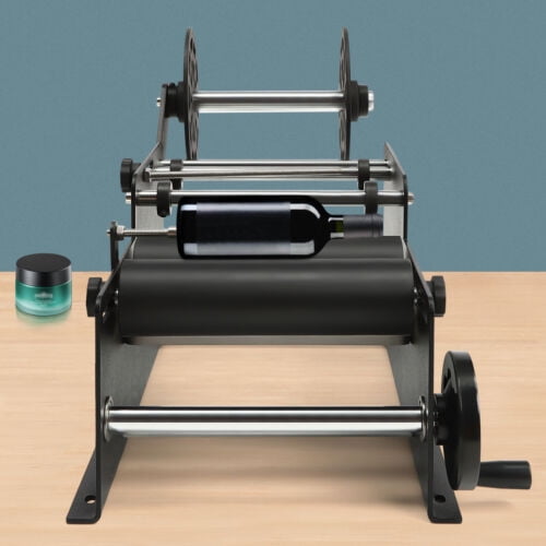 Manual Bottle Label Applicator Labeling Machine 10-300mm for Round ...