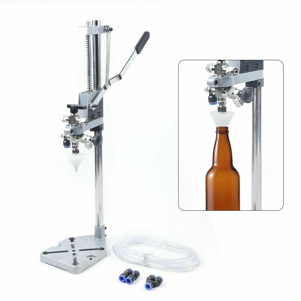 Manual Bottle Pressure Beer Filler Filling Machine Stainless Steel ...