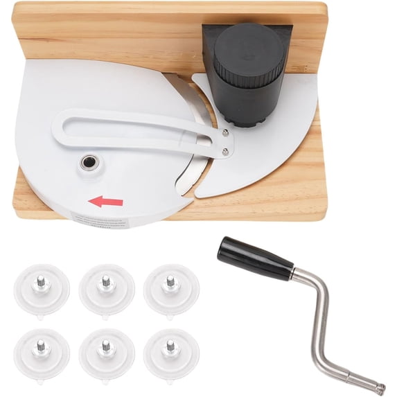 Manual Bread Cutter, Powerful Gear System, Suction Cup Base, Ergonomic ...