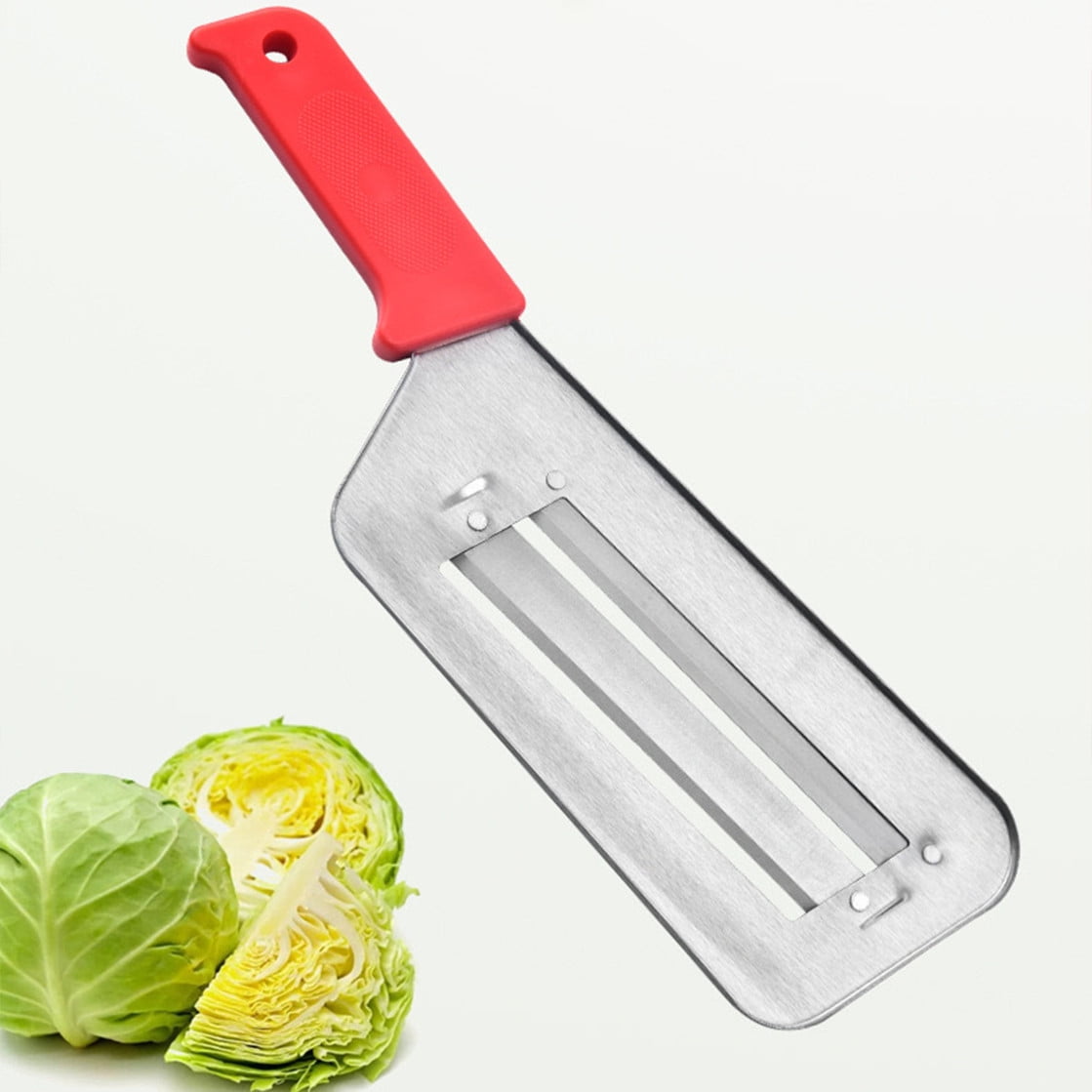 Manual Cabbage Shredder & Lettuce Chopper - Stainless Steel Blades for ...