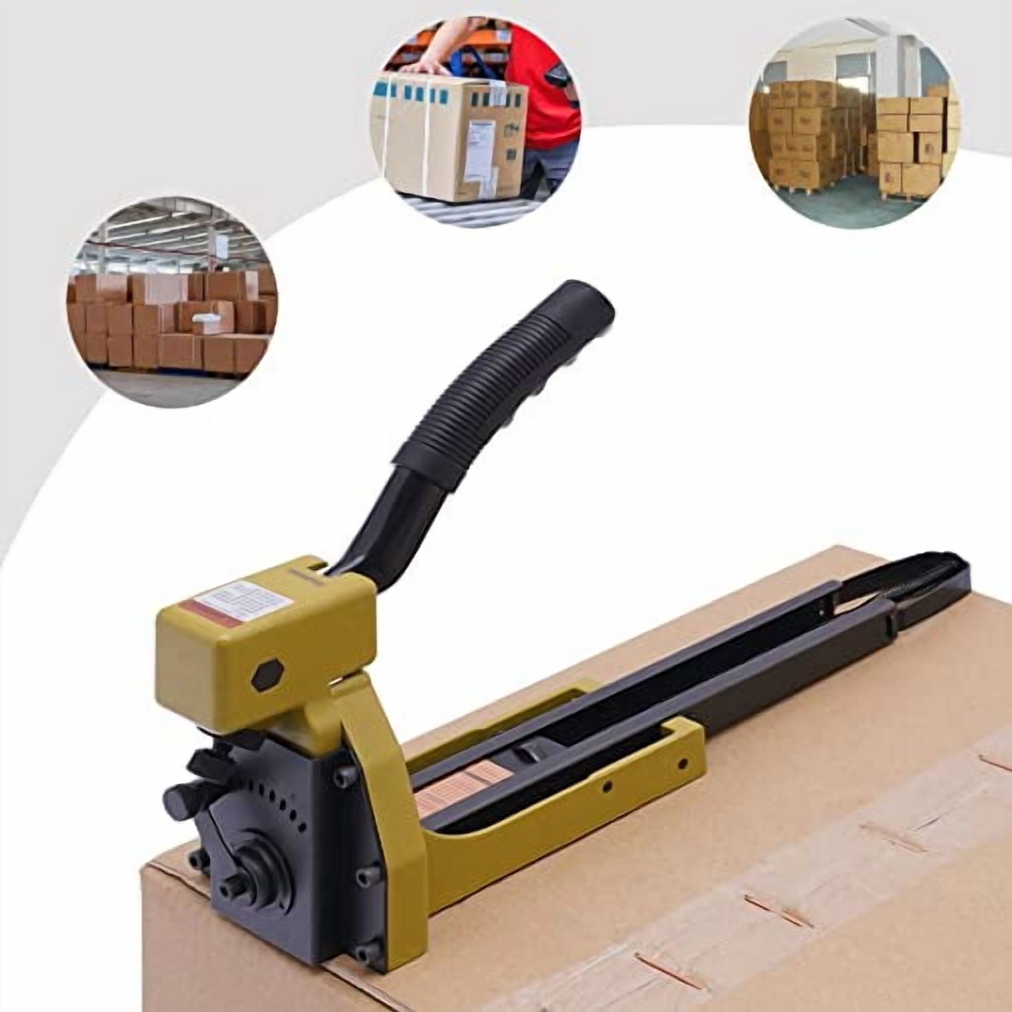 Manual Carton Closing Stapler, 1-3/8-Inch Crown, 3/4-Inch Length Carton ...