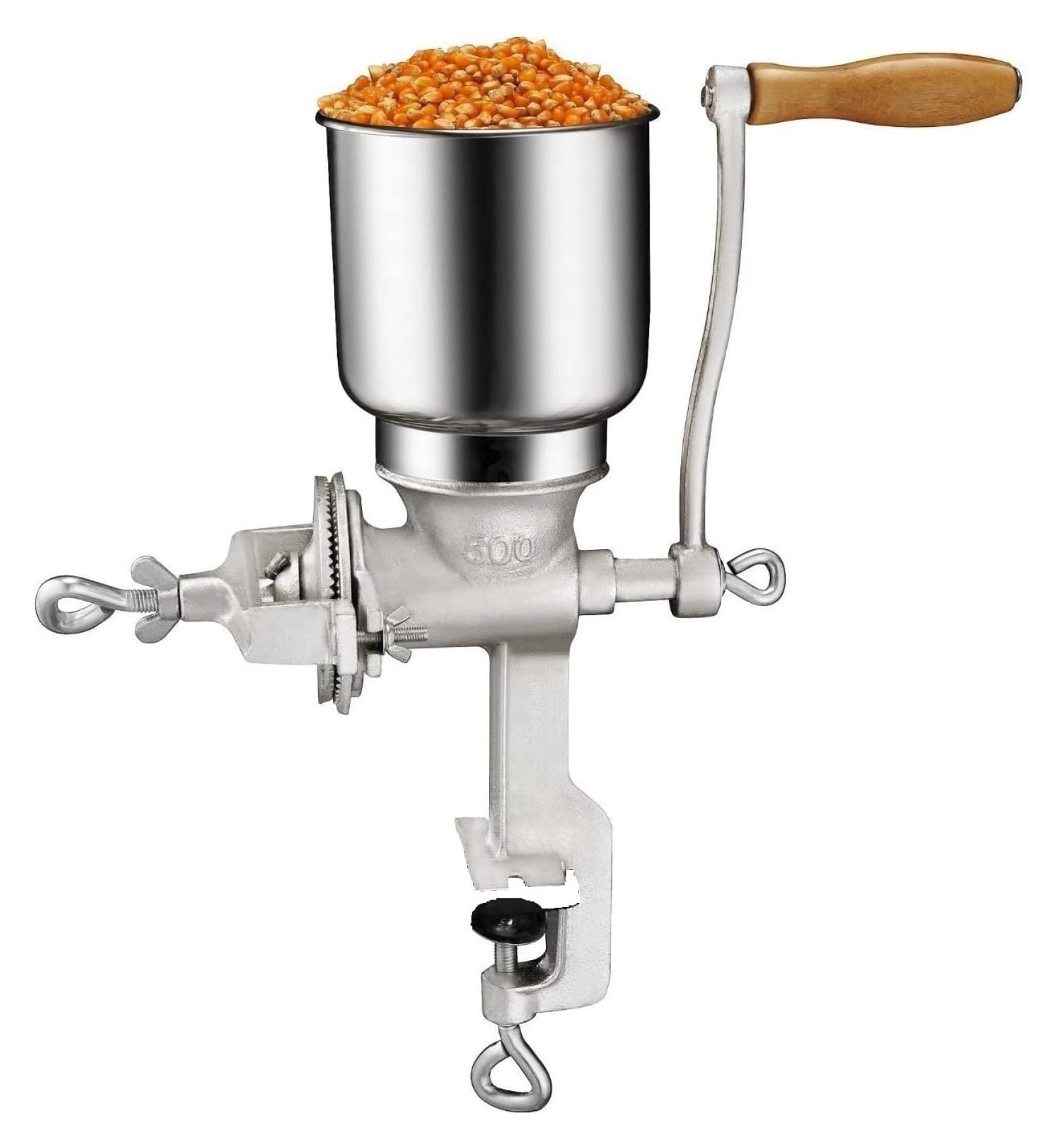 Manual Cast Iron Grain Grinder, Corn Grinder, Food Mill Hand Crank For ...