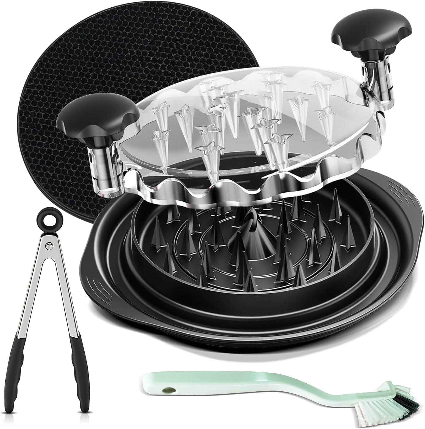Manual Chicken Shredder – Meat Tool with Smooth Twist, Non-Slip Base ...