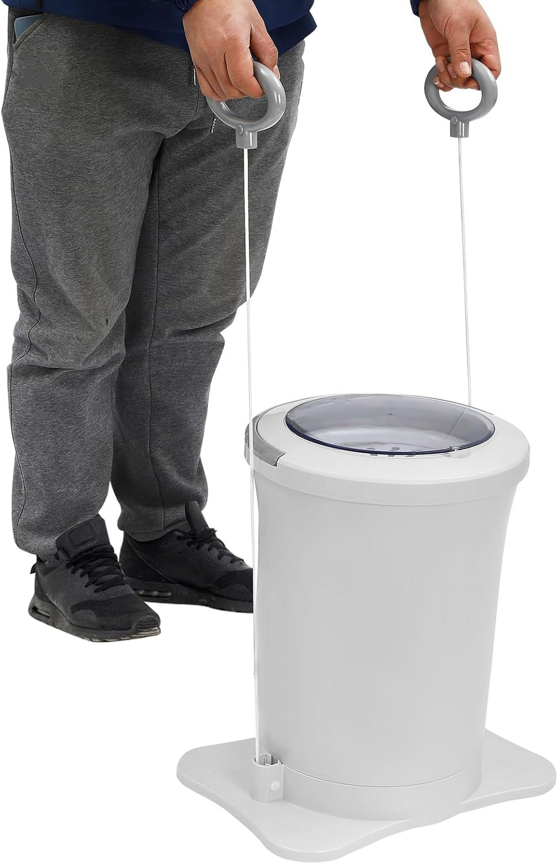 Manual Clothes Dehydrator Foot Pedal Laundry Dryer Compact Spin ...