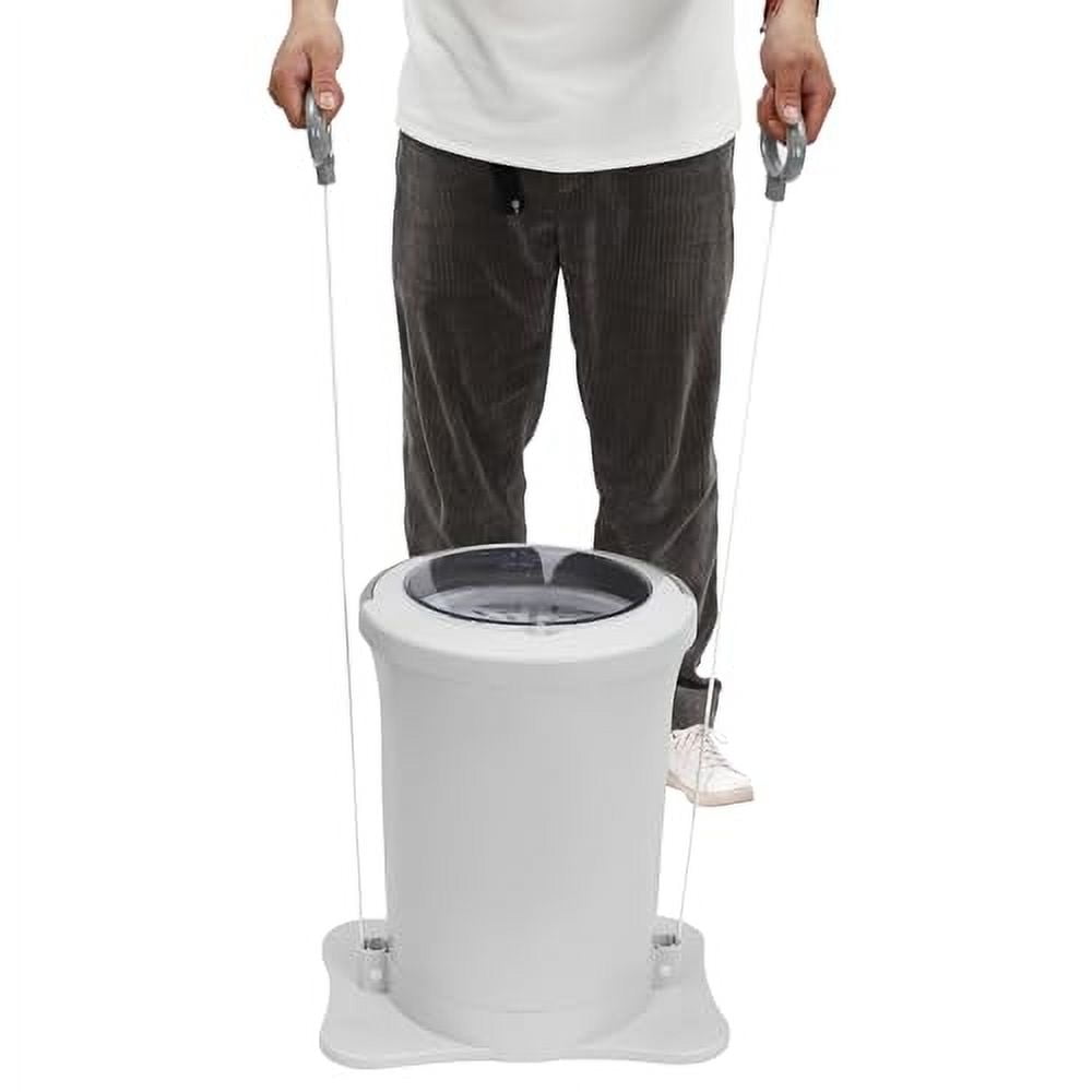 Manual Clothes Dehydrator Foot Pedal Laundry Dryer Compact Spin Dryer ...