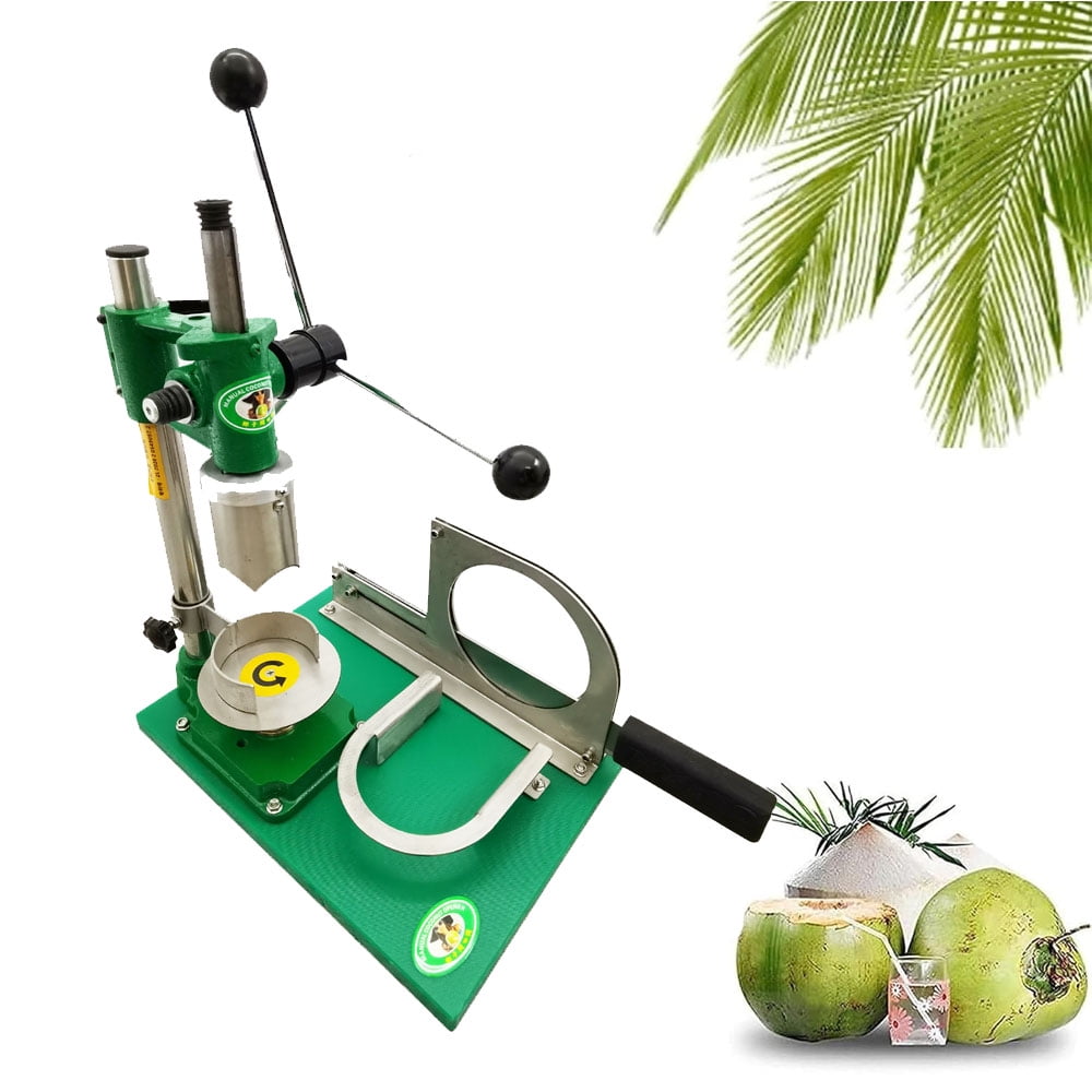 Manual Coconut Opener Machine Three handles Green Fresh Young Coconut ...