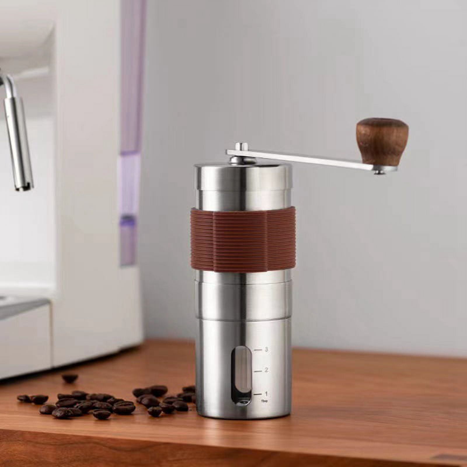 Manual Coffee Grinder Portable Hand Coffee Bean Grinder with Scale ...