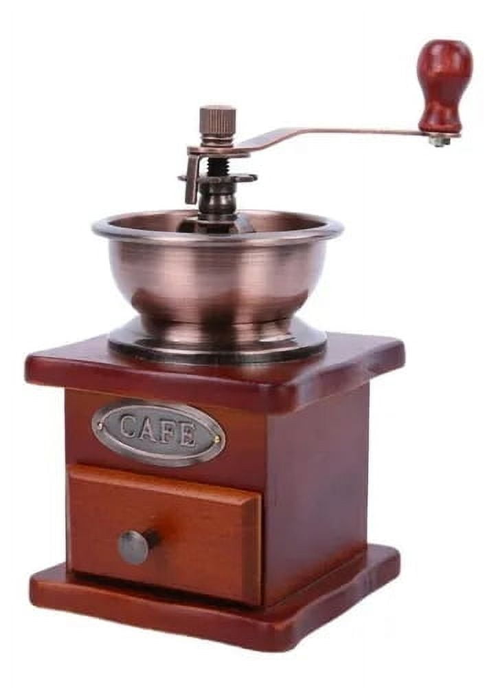 Manual Coffee Grinder, Retro Coffee Bean Hand Grinder Antique Mini Hand ...
