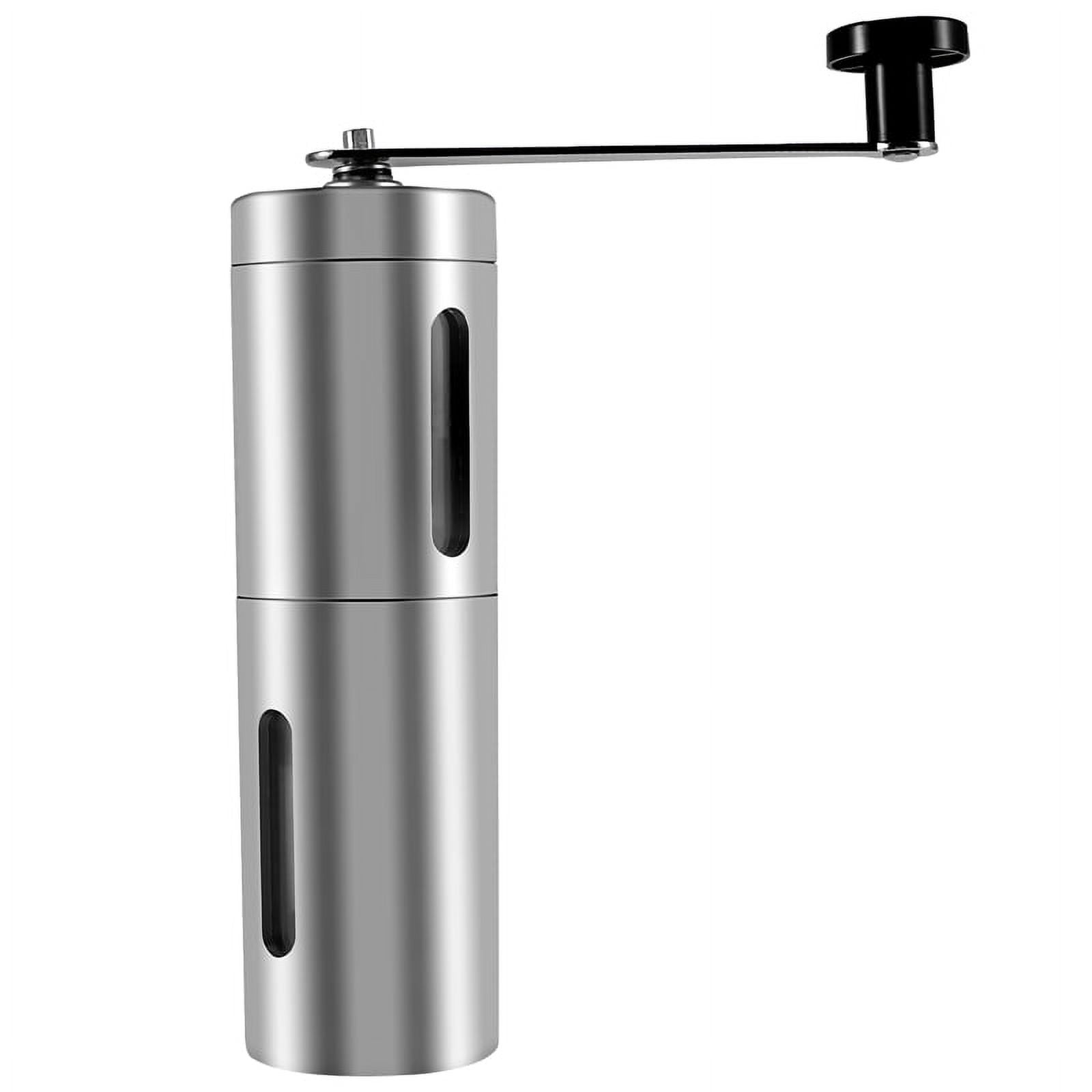 Manual Coffee Grinder with Adjustable Setting - Conical Burr Mill ...