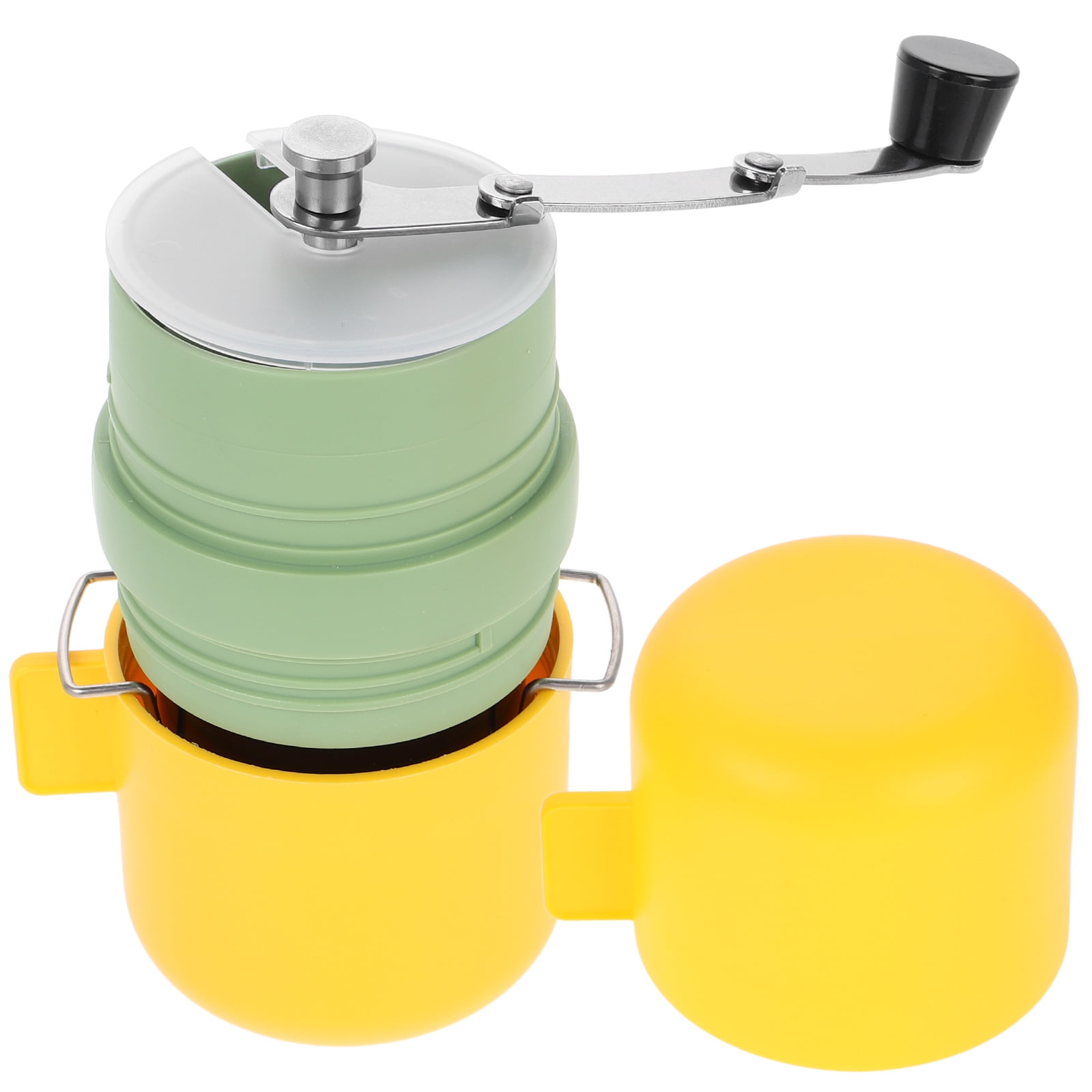 Coffee Bean Grinders for Home Use Hand Food Mill Travel Yellow ...