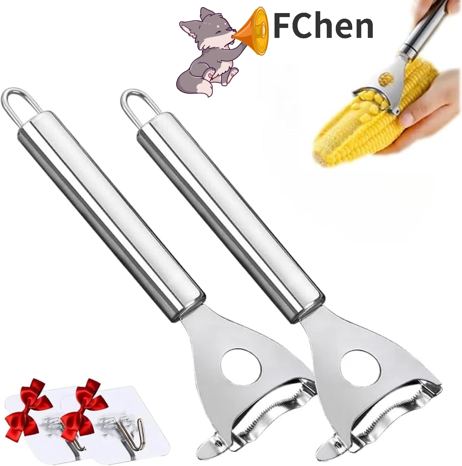 Manual Corn Husk Remover - Fast Grain Threshing Tool for Home Use(2Pcs ...