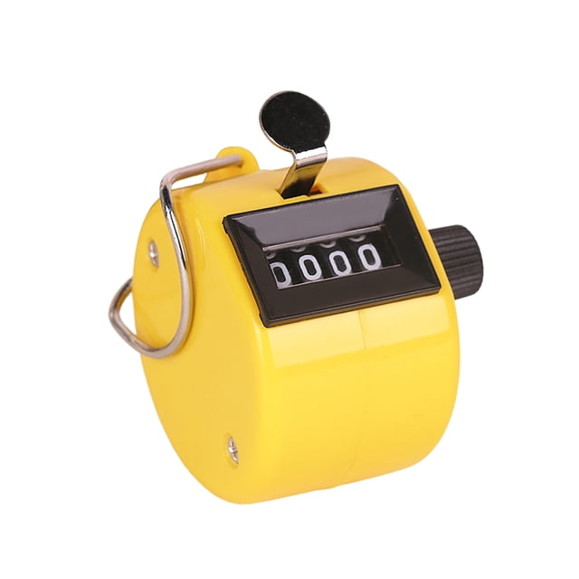 Manual Counter Mechanically Jump Quick Reaction Portable 4 Digit Number ...