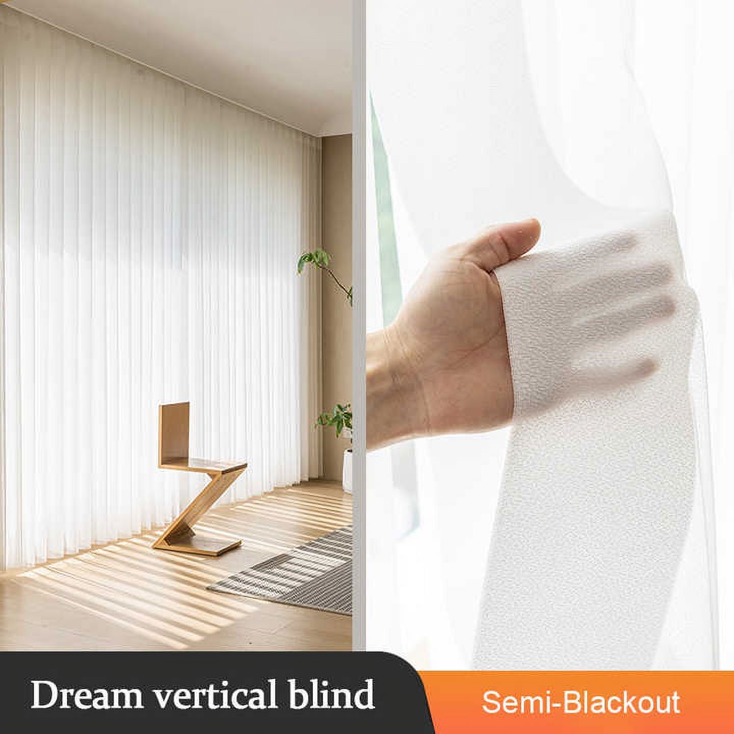 Manual Custom Sheer Vertical Curtains with the Versatility of Blinds ...