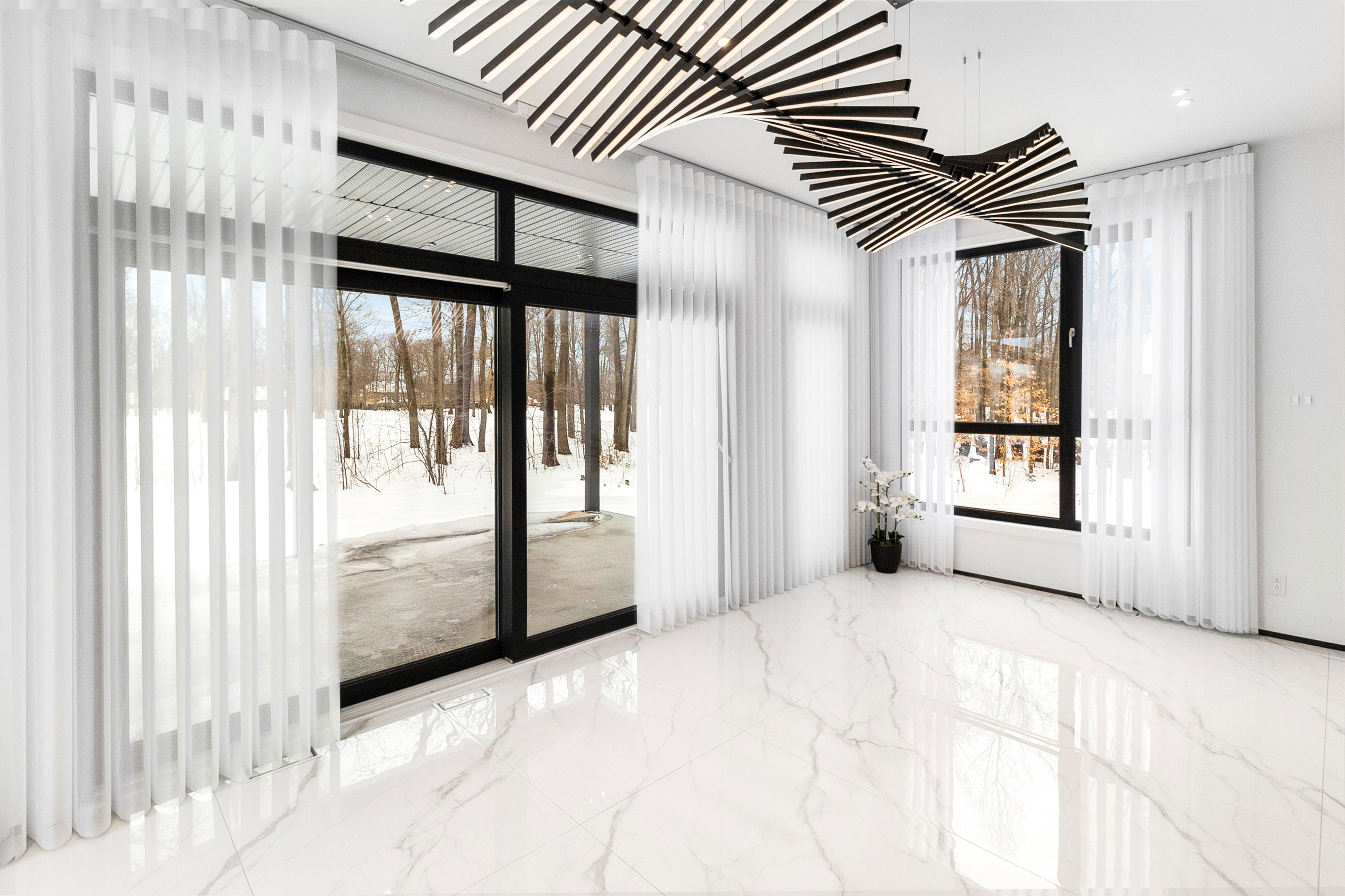 Manual Custom Sheer Vertical Curtains with the Versatility of Blinds ...