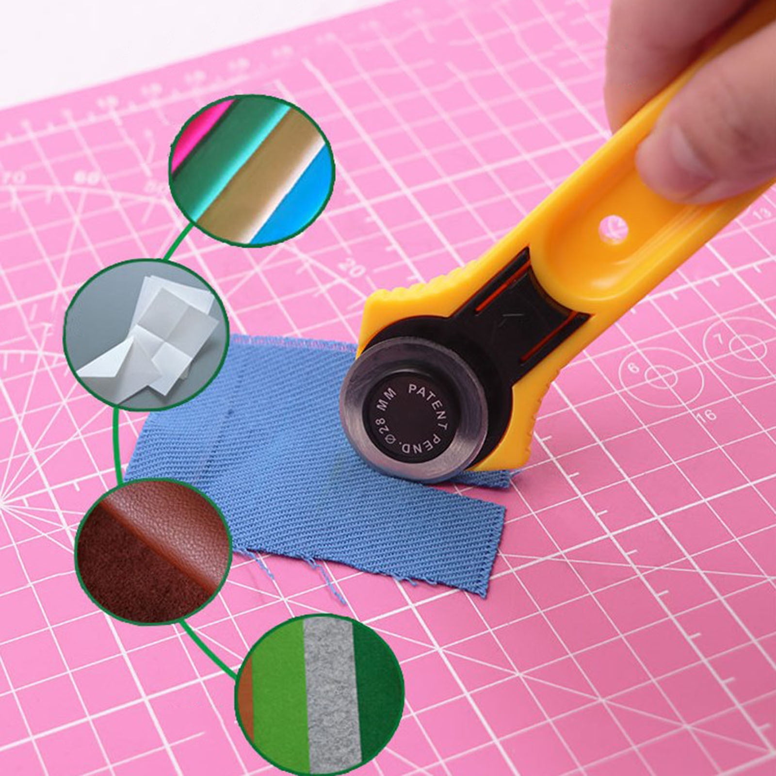 Manual Cutting Cloth Circular Cutting Quilting Stripping Household ...