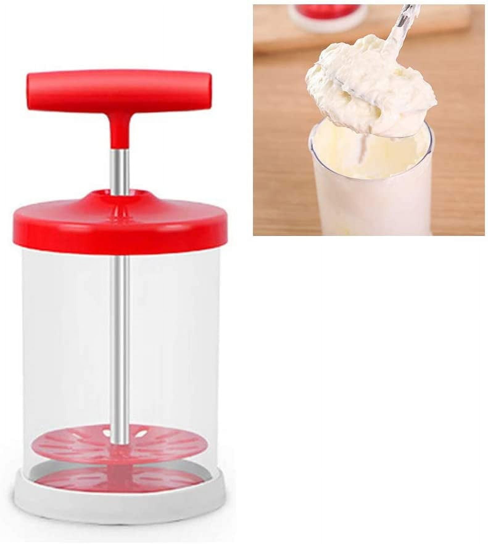 Manual DIY Whipping Cream Dispenser - ABS+Silicone, Universal-Mixer ...