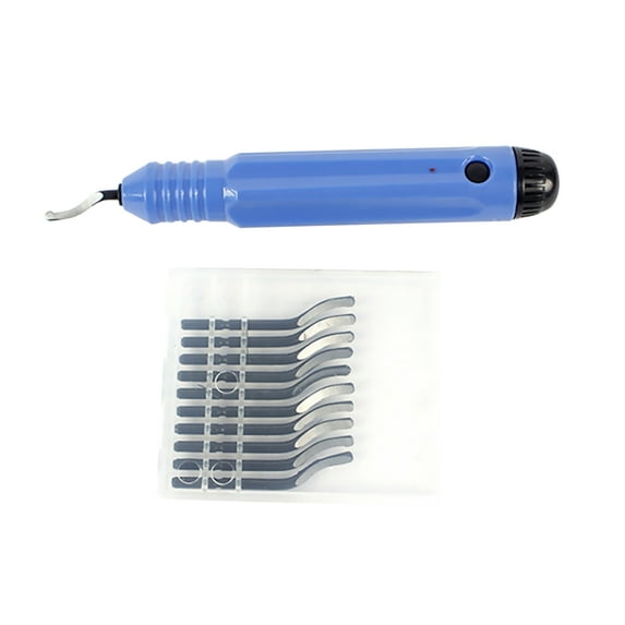 Manual Deburring Tool with 10 Blades Removes Metal, Plastic, Rubber Burrs and Sharp Edges Tools ...
