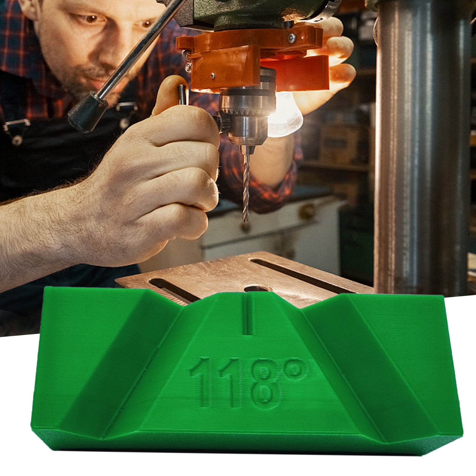 Manual Drill Bit Sharpener Tool for 118 and 135 Angles Efficient ...