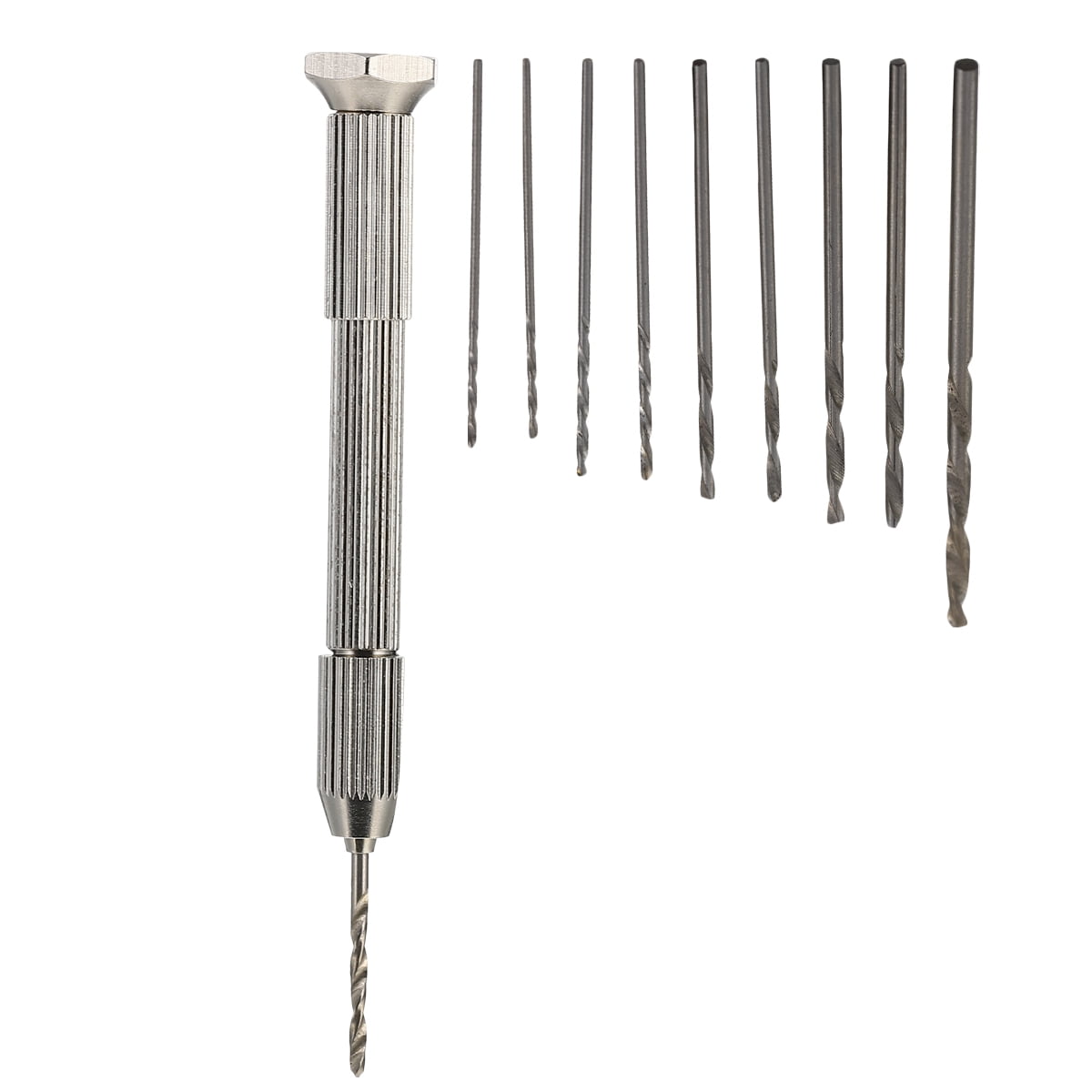 Manual Drill Pen Vise Pliers Electronics Kit Kids Tools Child Silver ...