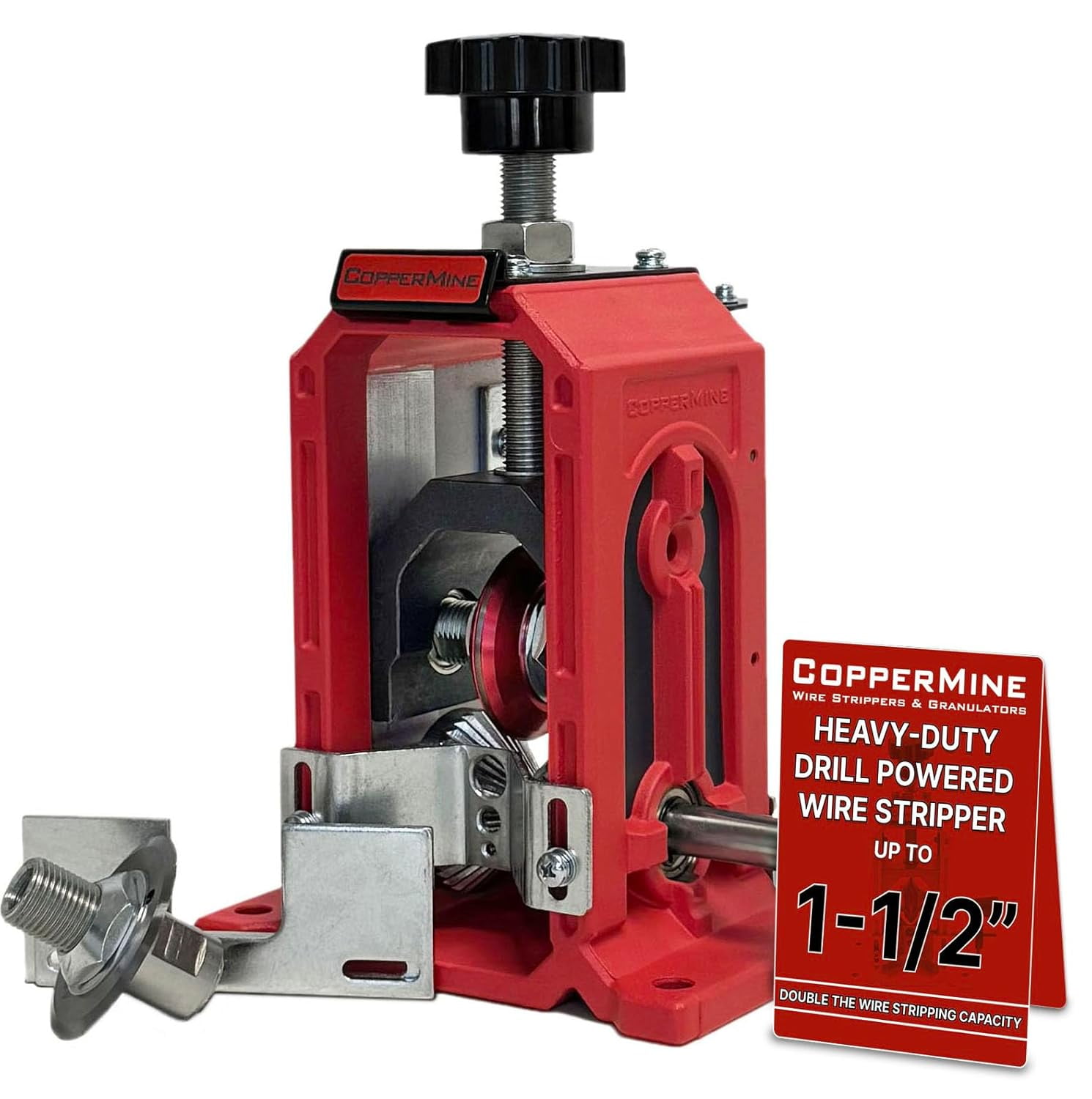 Manual Drill-Powered Wire Stripper Machine – Heavy-Duty Copper & Cable ...