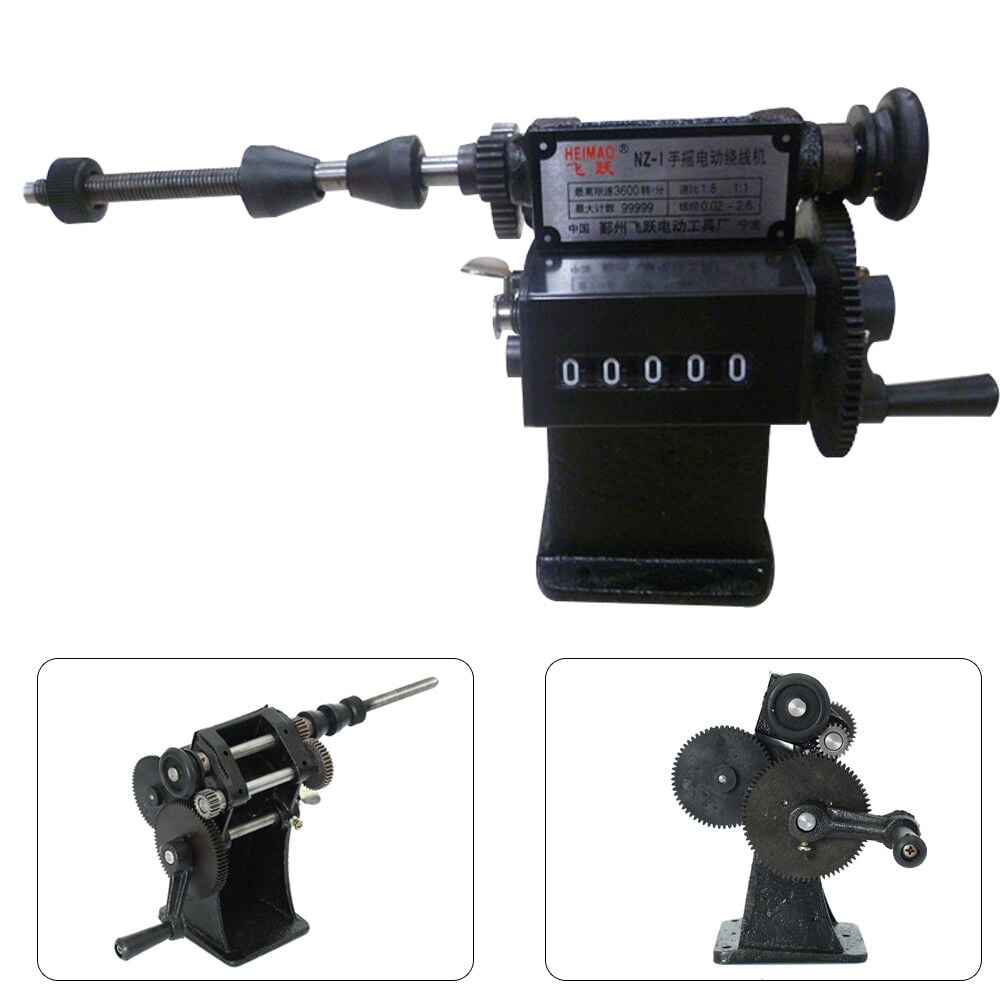 Manual Dual Purpose Coil Winder Hand Coil Winding Machine Count 0-99999 ...
