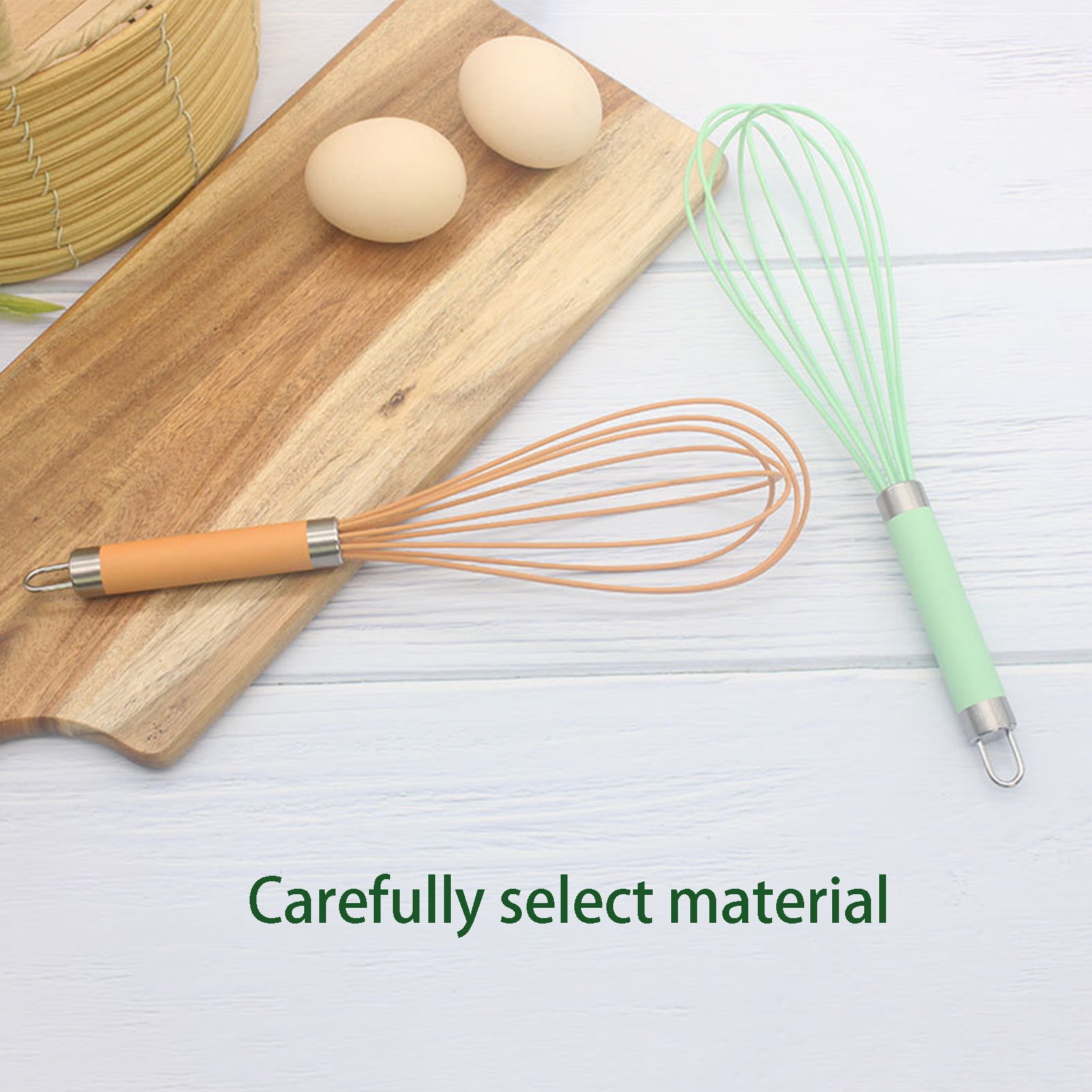Manual Egg Beater Food Grade Ergonomic Handle Non-stick Reusable Easy ...