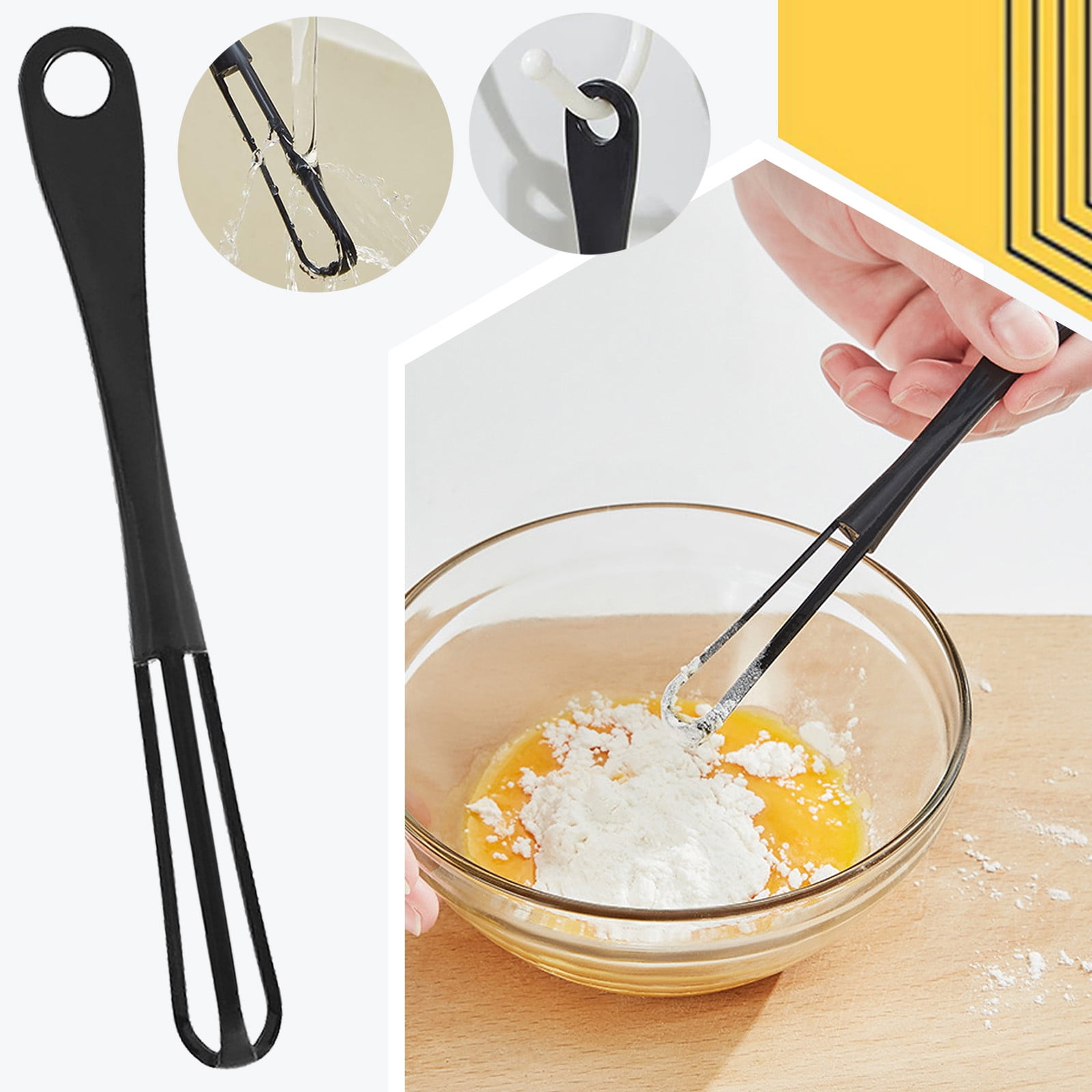 Manual Egg Beater Small Mini Egg Mixer Baking Cake Cream Whipping Stick ...