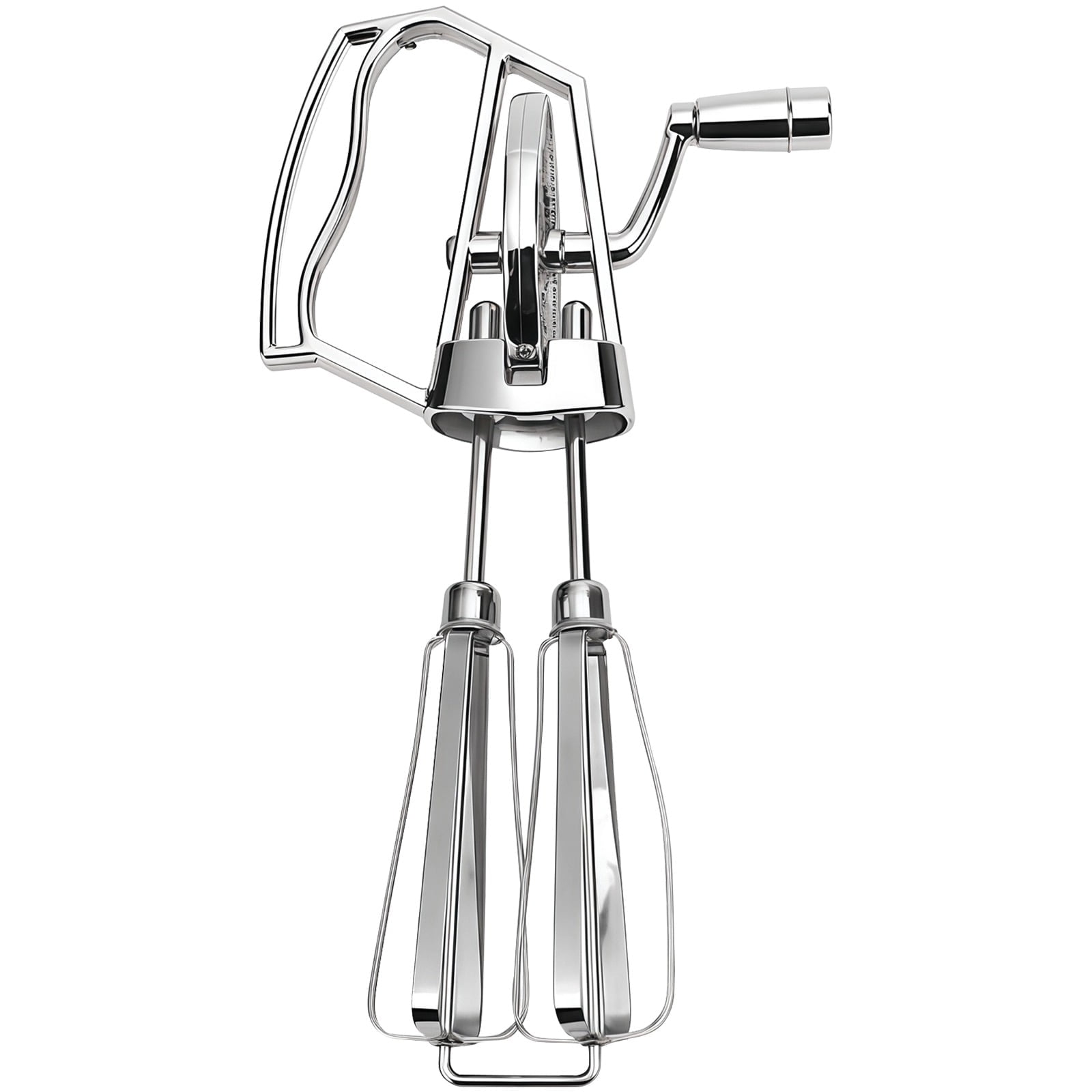 Manual Egg Beater, Stainless Steel Hand Crank Mixer with Dual Rotating ...