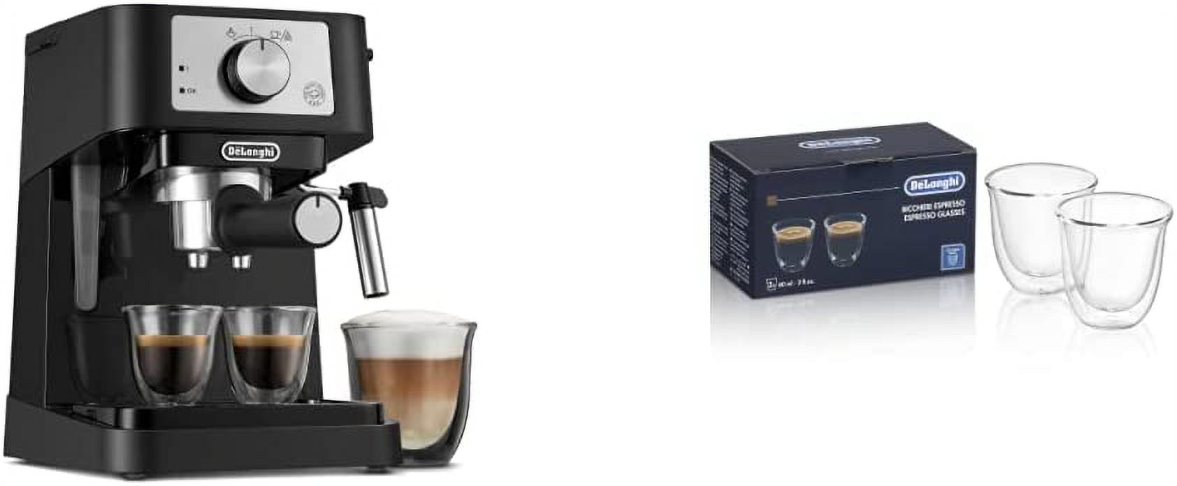 Manual Espresso Machine with 15 Bar Pressure Pump, Built-in Milk ...