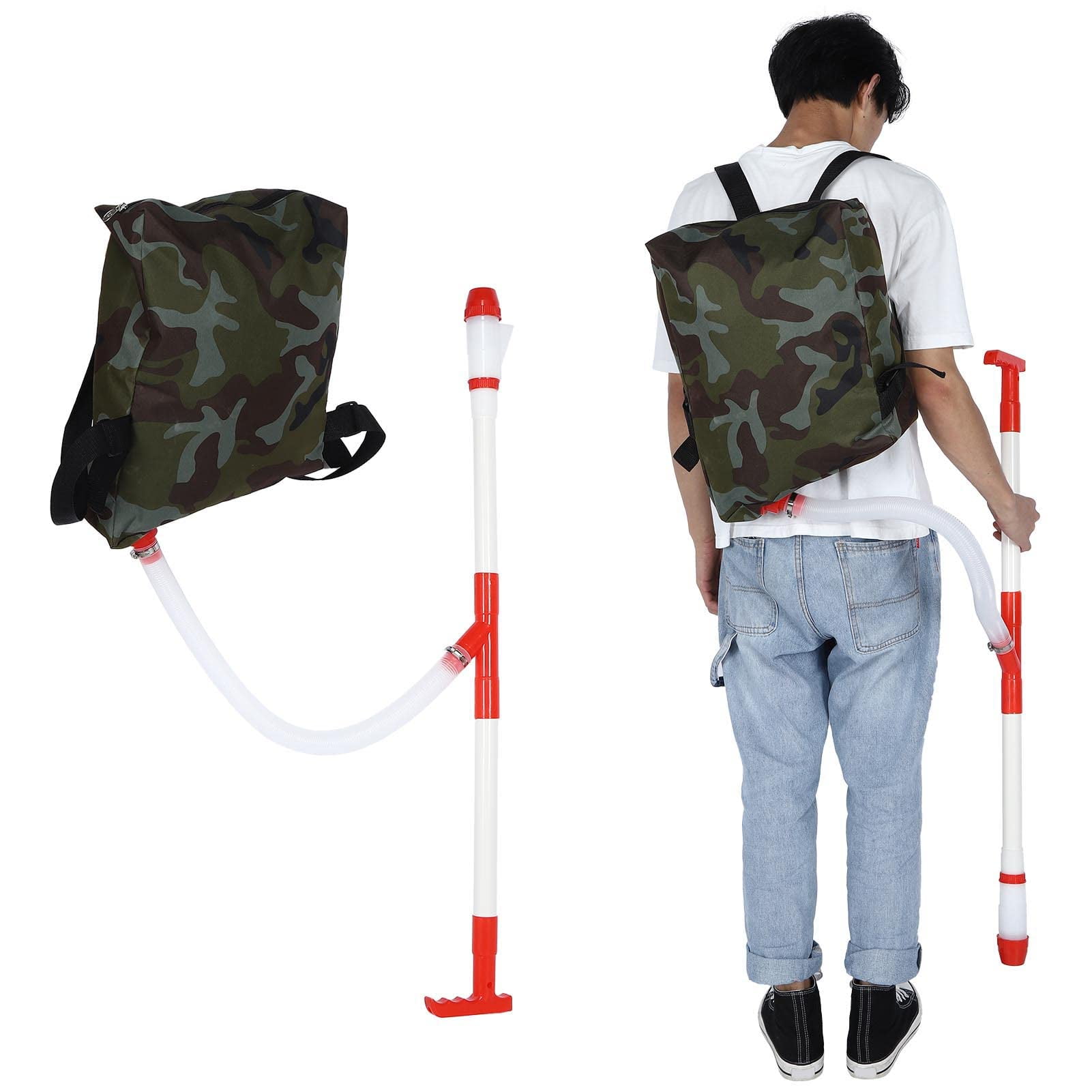 Manual Fertilizer Spreader Fertilizing Tool With Bag Cane Fruit Trees ...