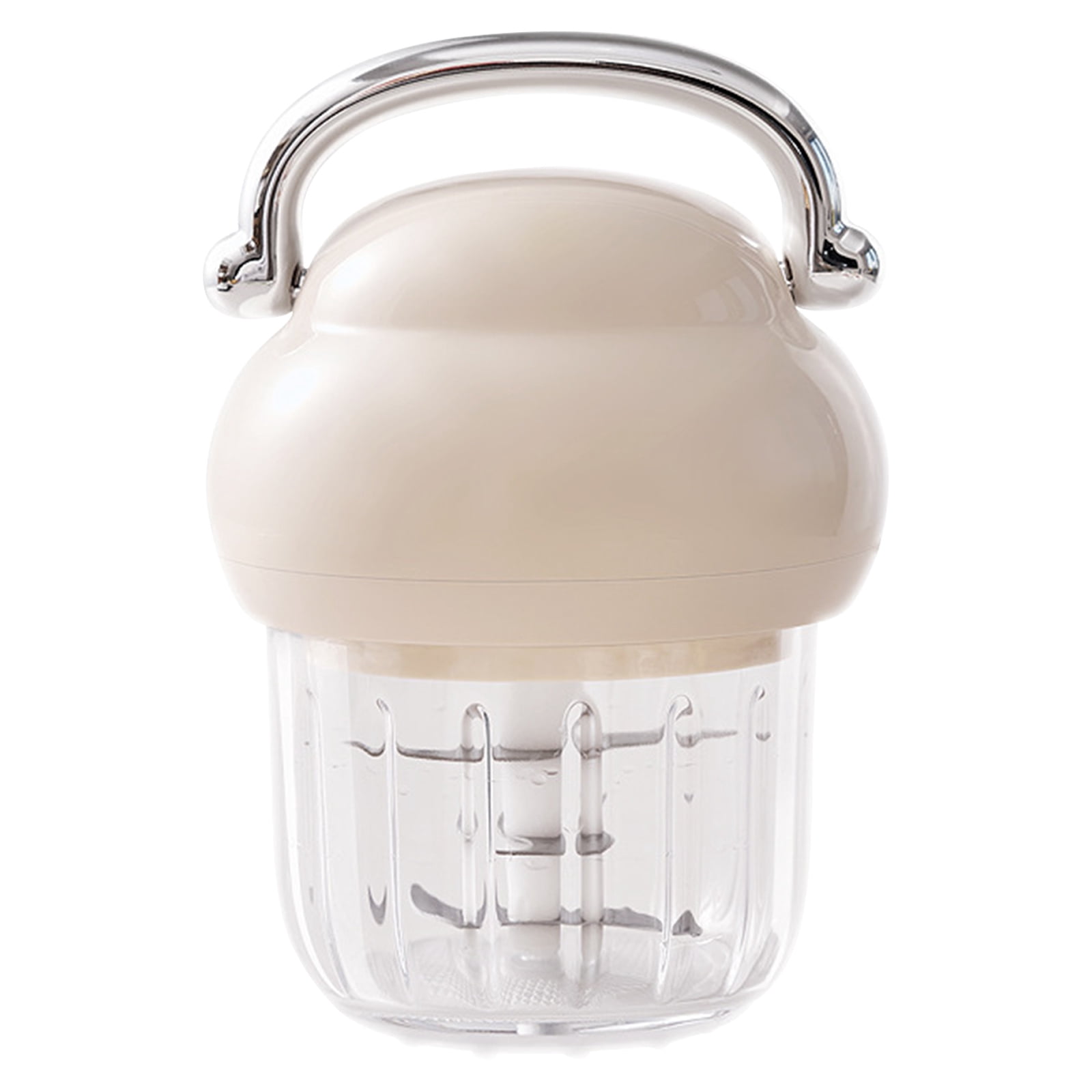 Manual Food Chopper with Handle - 350ml Grinder and Processor, Small ...