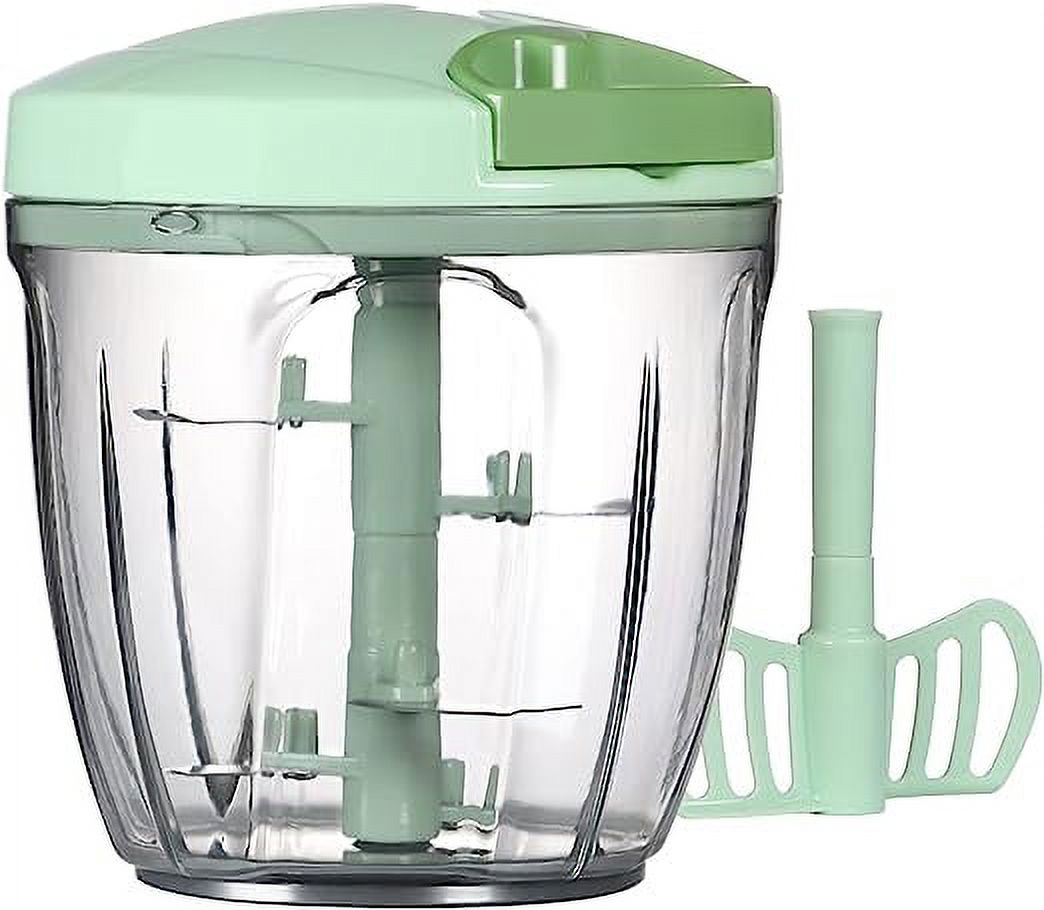 Manual Food Chopper Pull String Chopper Hand Pull Garlic Chopper, Whisk ...