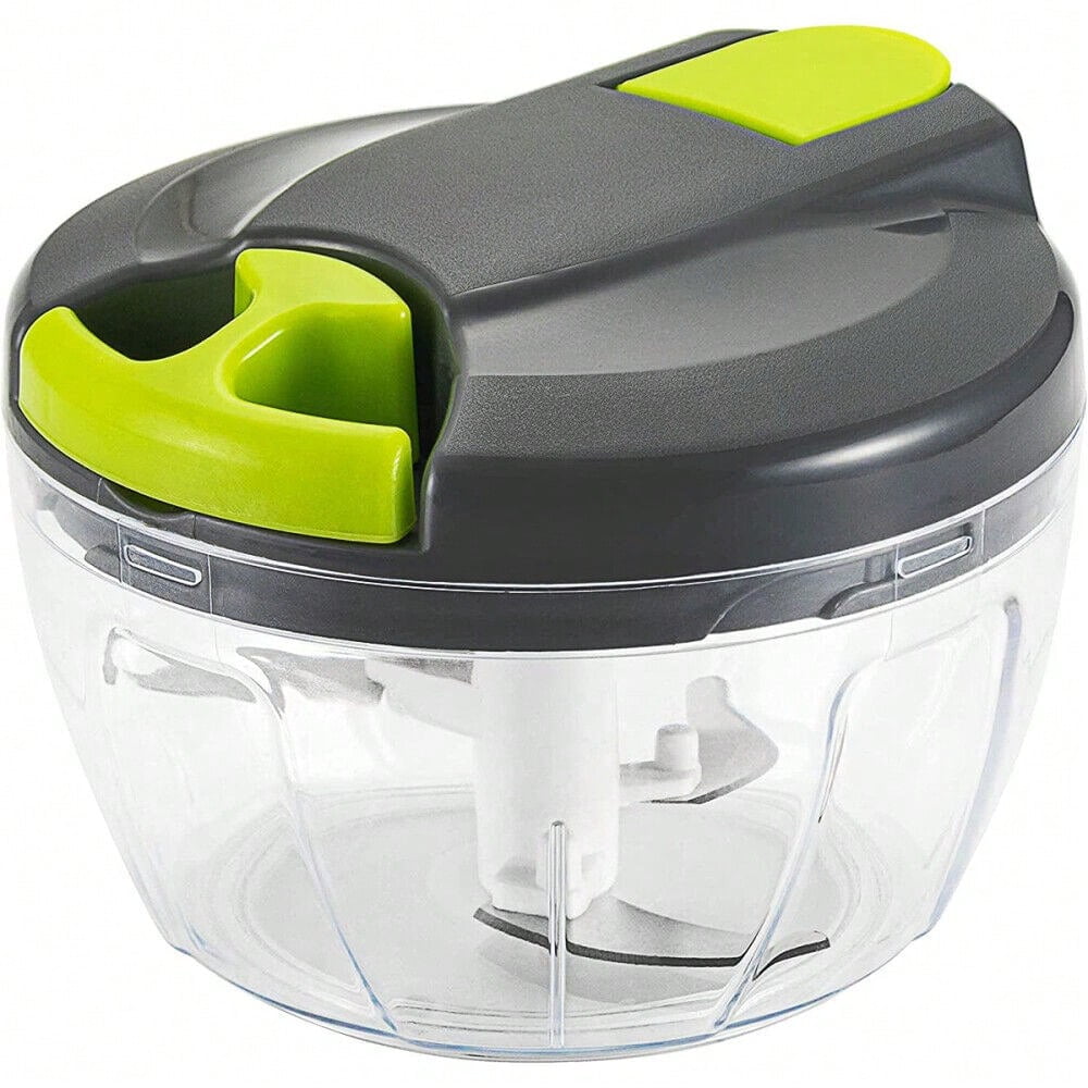 Manual Food Chopper with Pull String – Hand-Powered Vegetable Chopper ...
