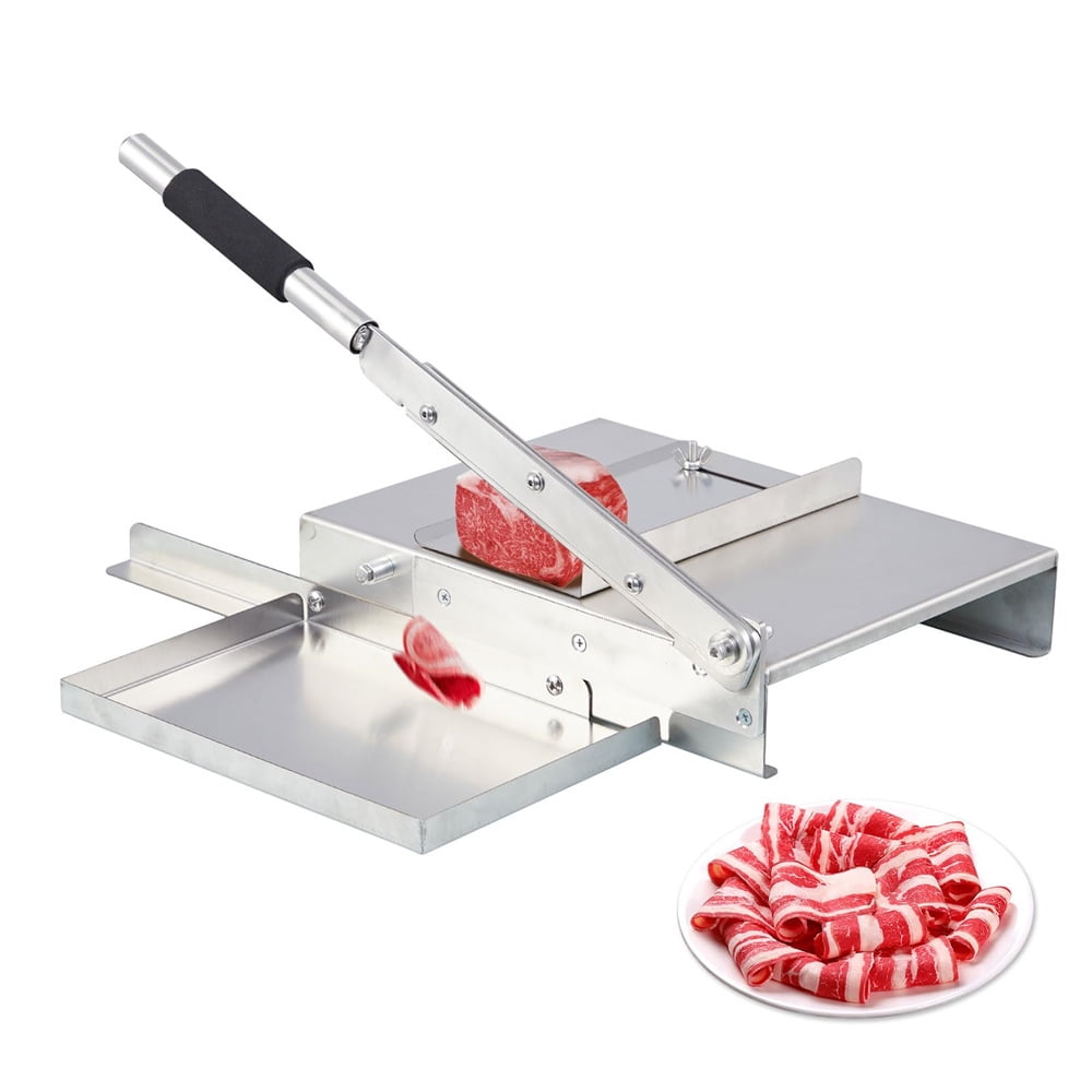 Manual Frozen Meat Slicer, Blade Meat Cutter Machine, Stainless Steel ...