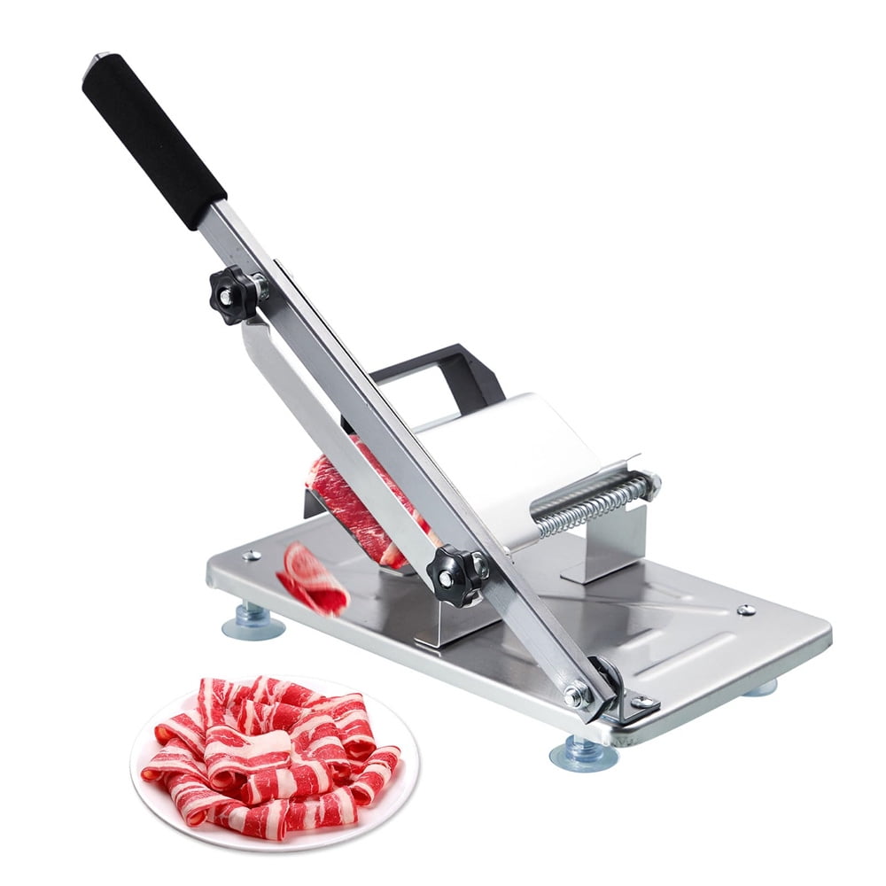 Manual Frozen Meat Slicer, Blade Meat Cutter Machine, Stainless Steel ...