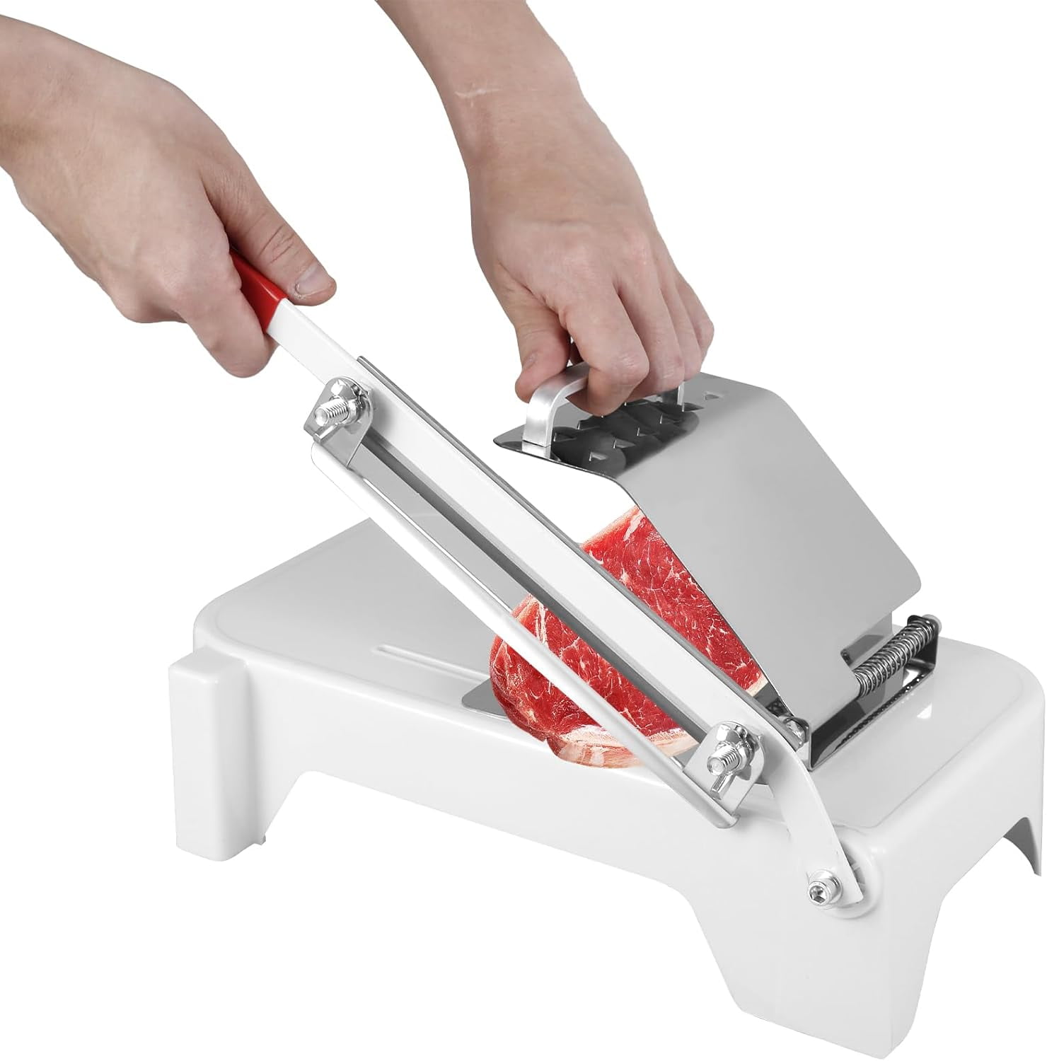 Manual Frozen Meat Slicer,Stainless Steel Frozen Meat Slicer,Adjustable ...