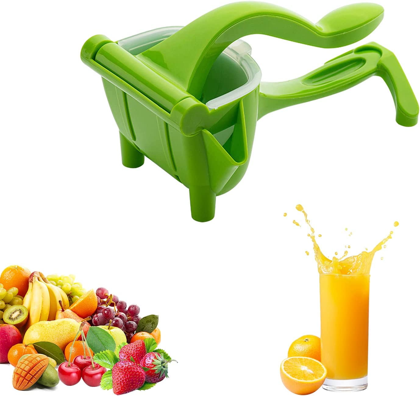 Manual Fruit Juicer,Large Capacity,Detachable,Portable Fruit Juicer Hand Juicer,Easy Fresh Fruit ...